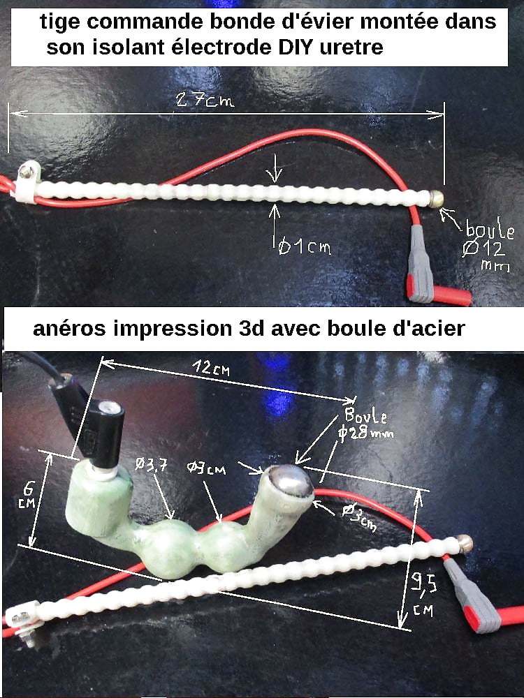 electrodes DIY homemade : anal aneros + rod urethra prostate | Scrolller