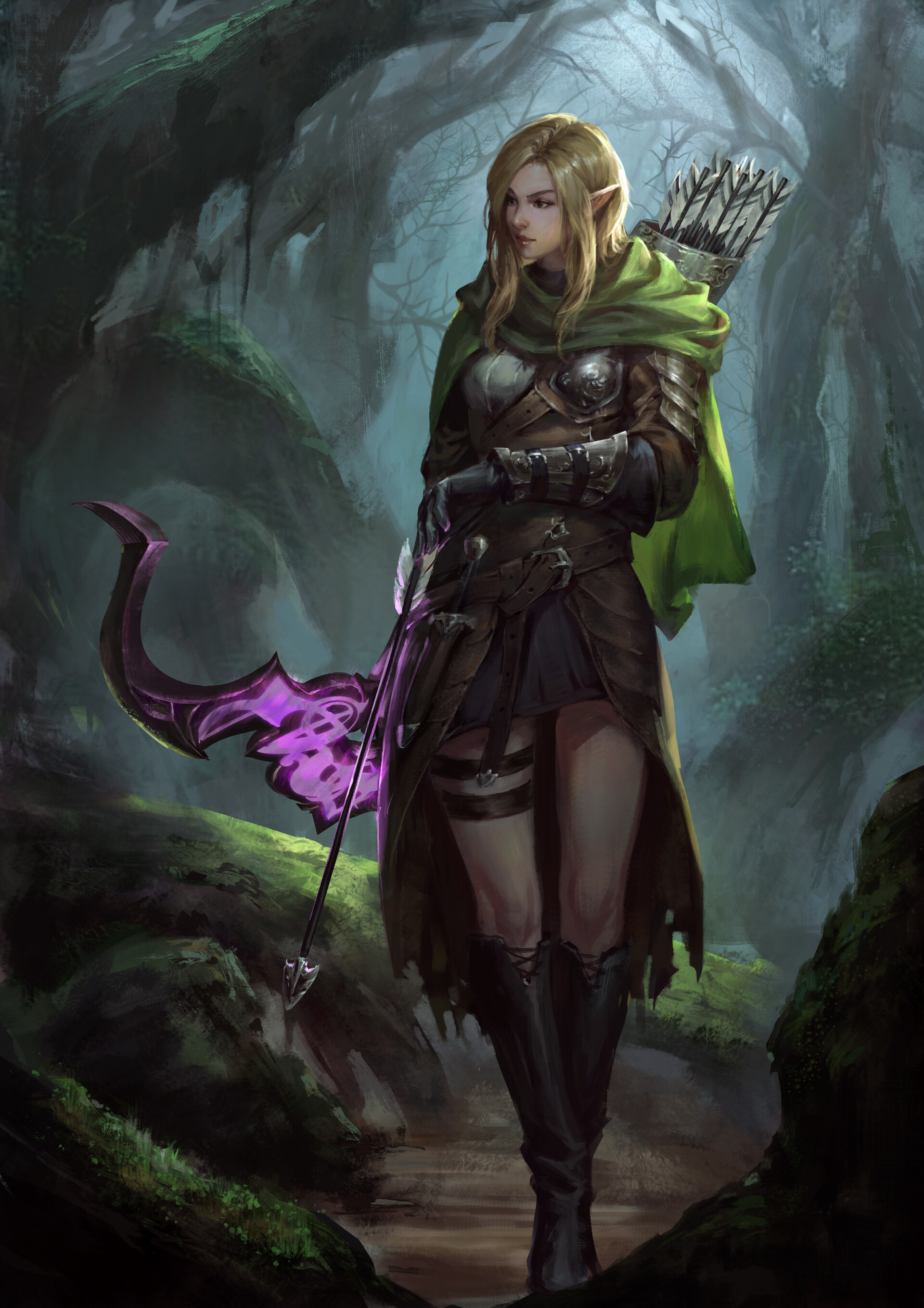 Elf Ranger by Phichaya (Scykiazor) Boonton | Scrolller