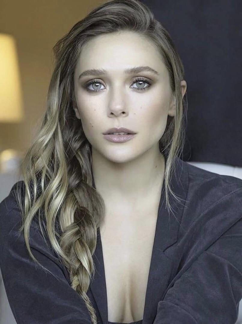 Elizabeth Olsen with a straight face is just as hot | Scrolller