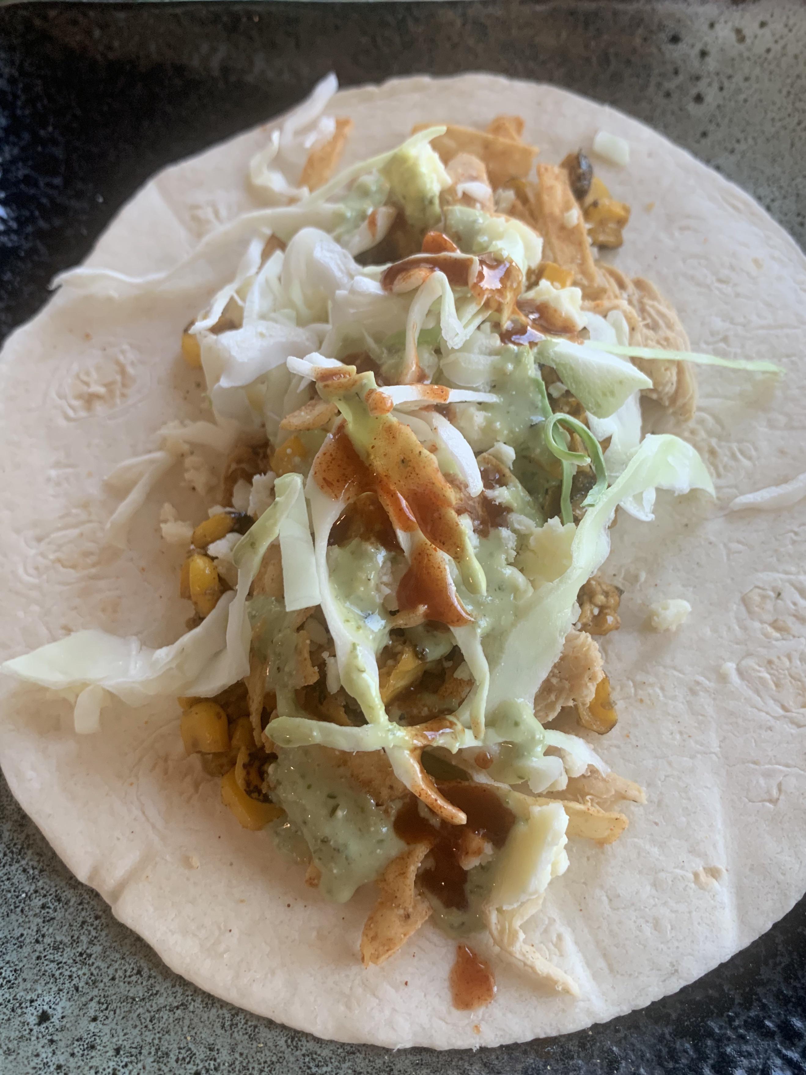 Elote chicken wrap (225) | Scrolller