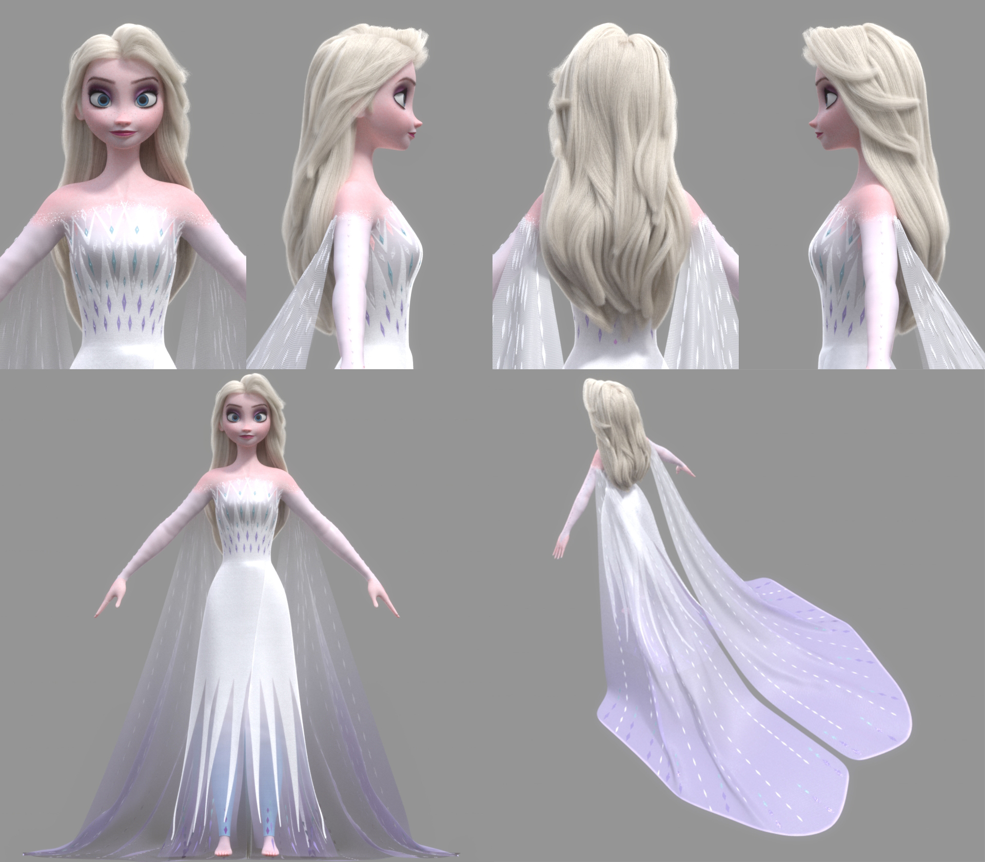 Elsa Frozen II Epilogue Dress | Scrolller