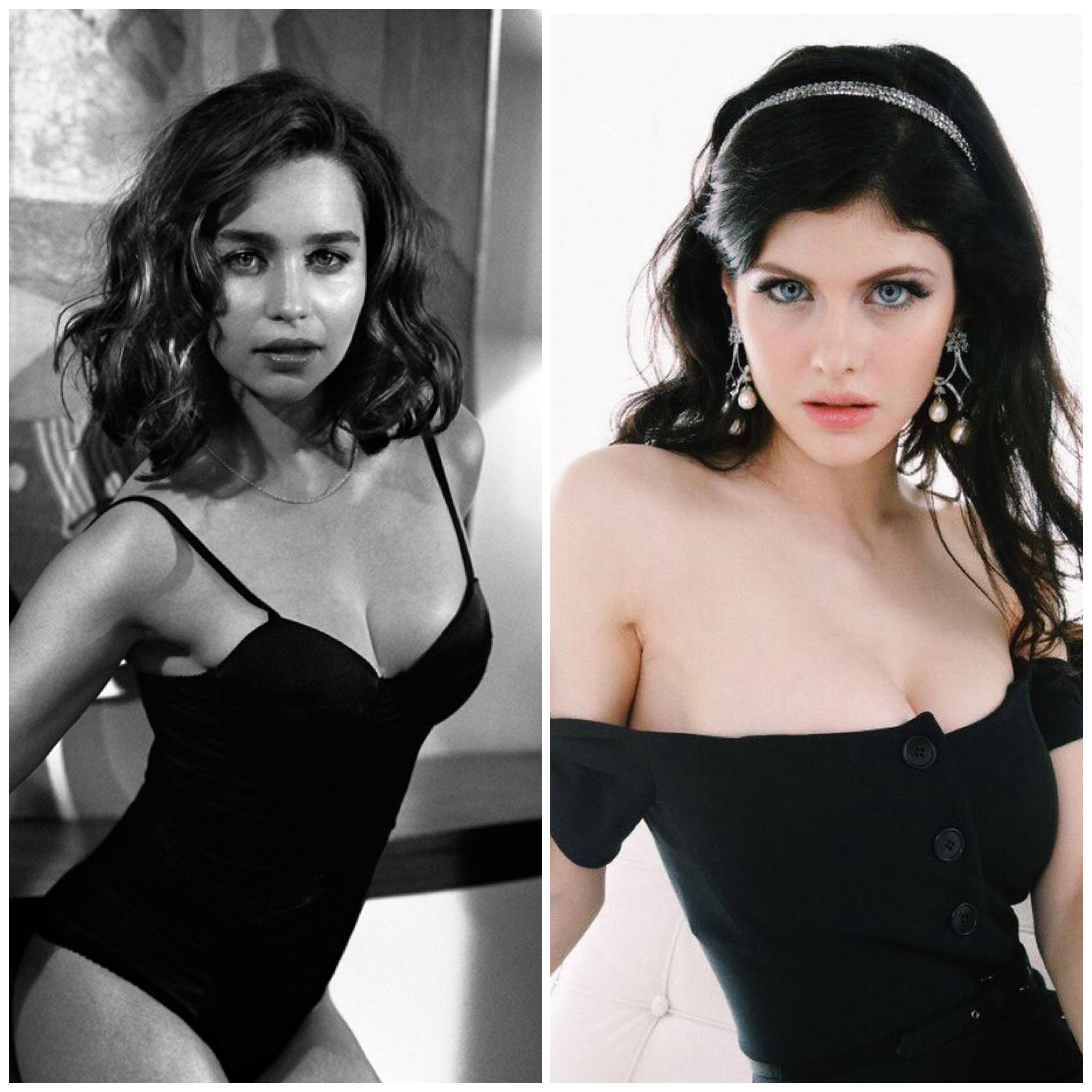 Emilia Clarke vs Alexandra Daddario | Scrolller