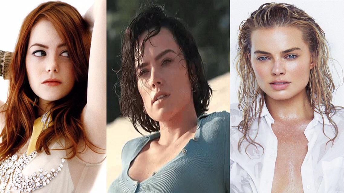 Emma Stone, Daisy Ridley, Margot Robbie. Imagine all 3 taking advantage of you at once | Scrolller