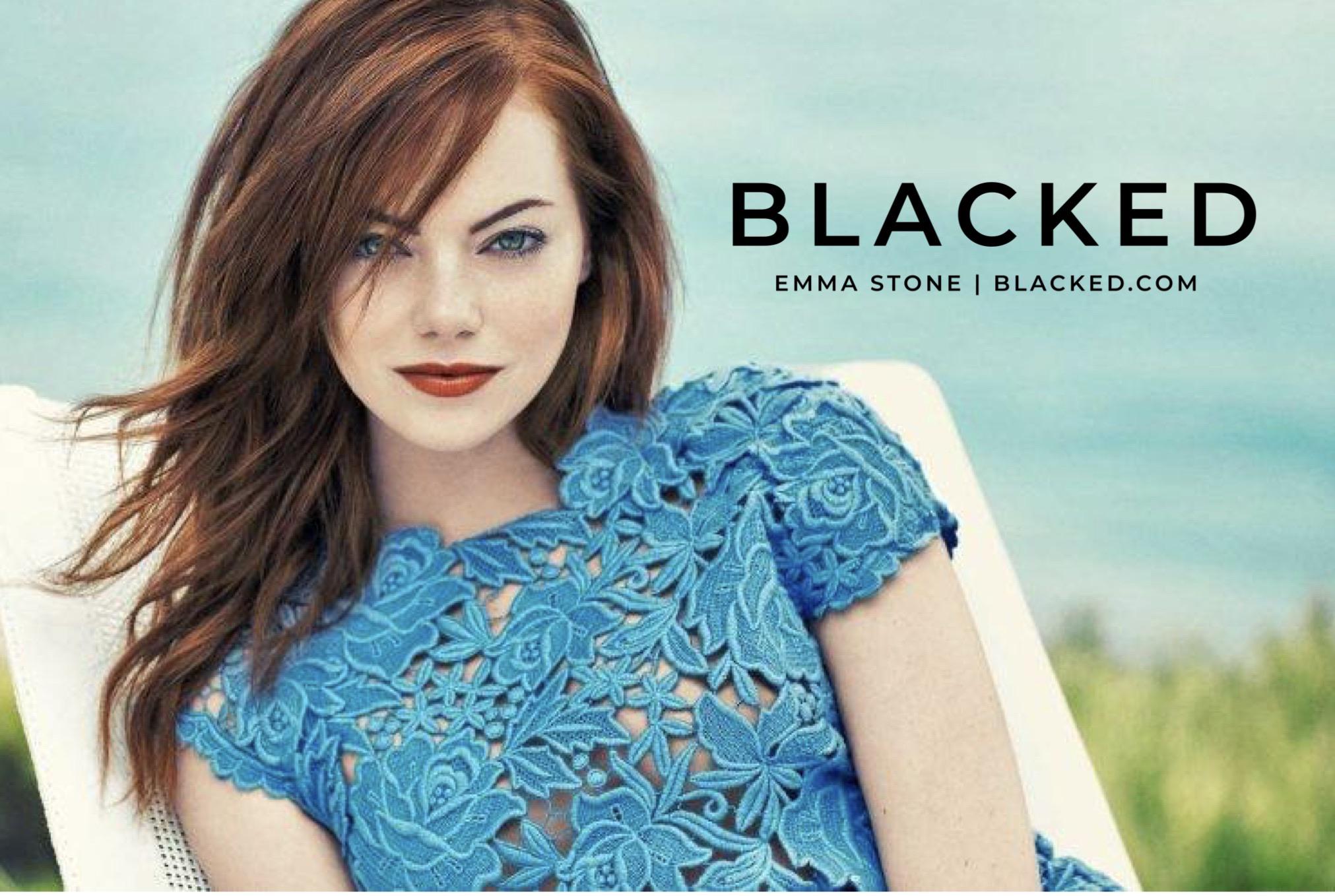 Emma stone for Blacked. | Scrolller