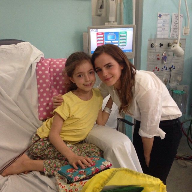 Emma Watson visited a children's hospital, today | Scrolller