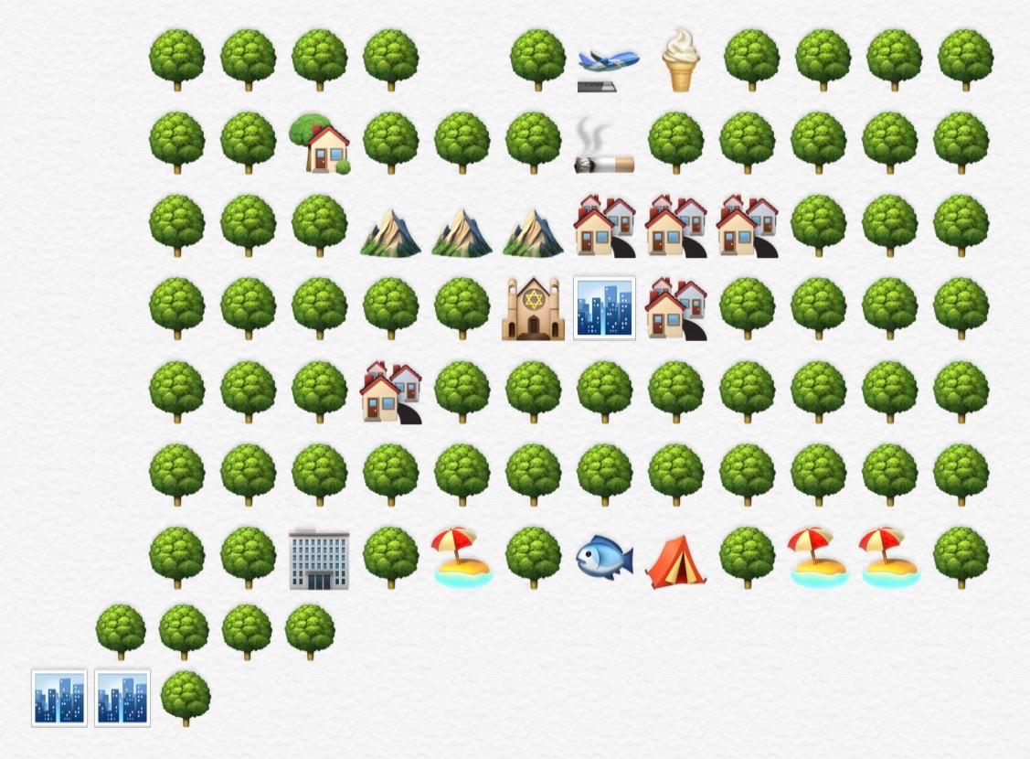 Emoji Map of Connecticut | Scrolller