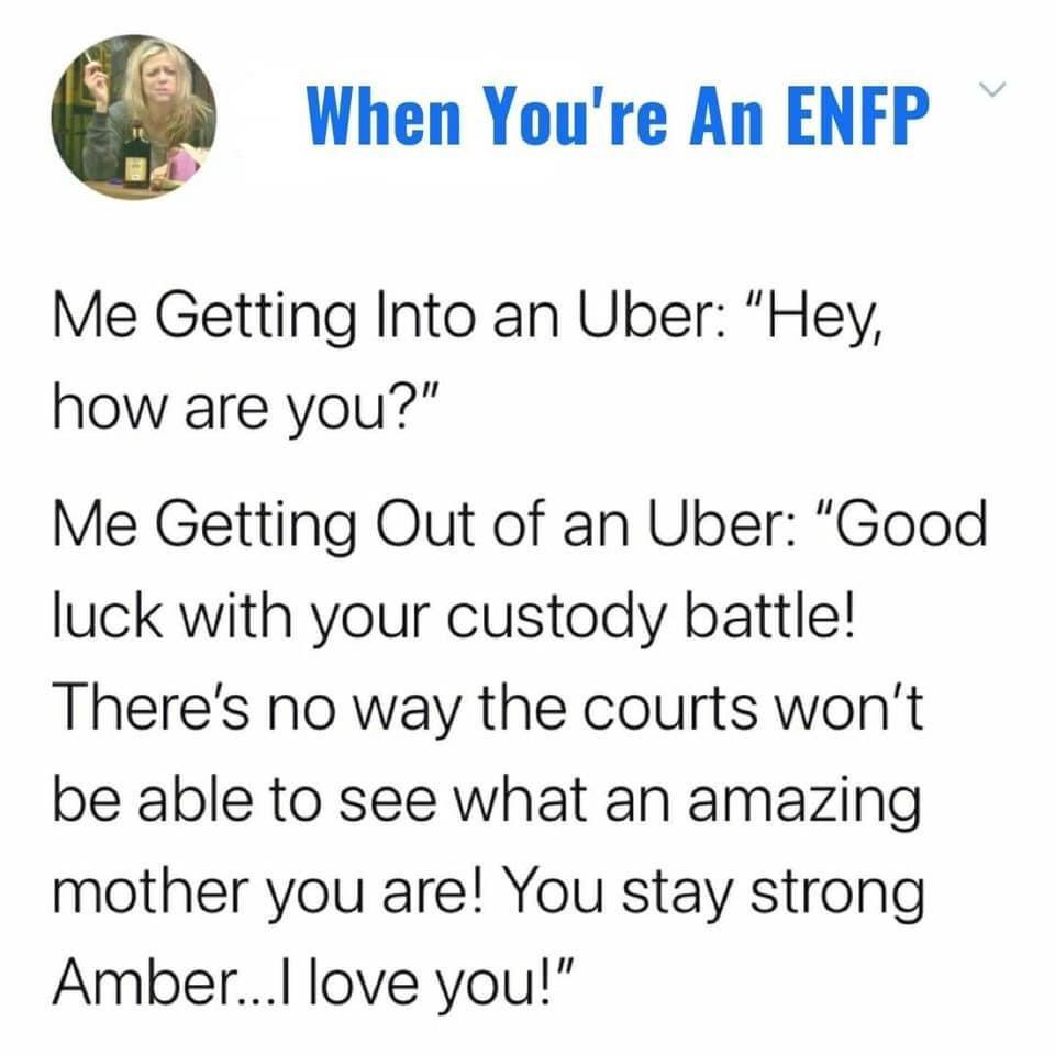 ENFPs turn everyone into a friend | Scrolller