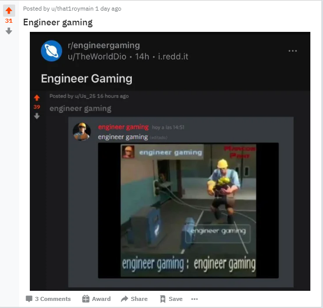 Engineer gaming | Scrolller