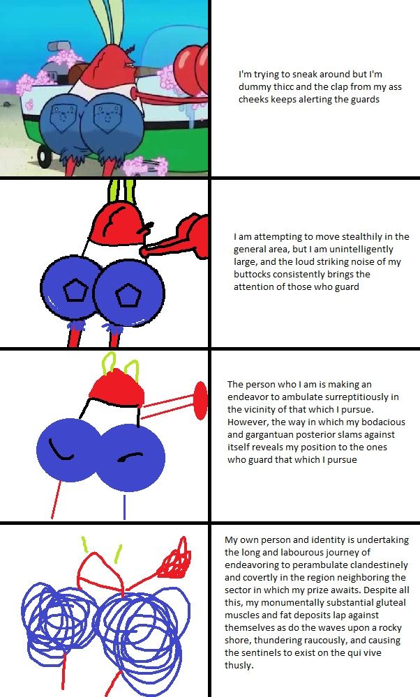 Enjoy Mr Krabs Being Dummy Thicc™ And Increasingly Verbose Scrolller