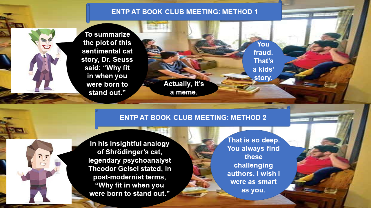 ENTP at Book Club | Scrolller