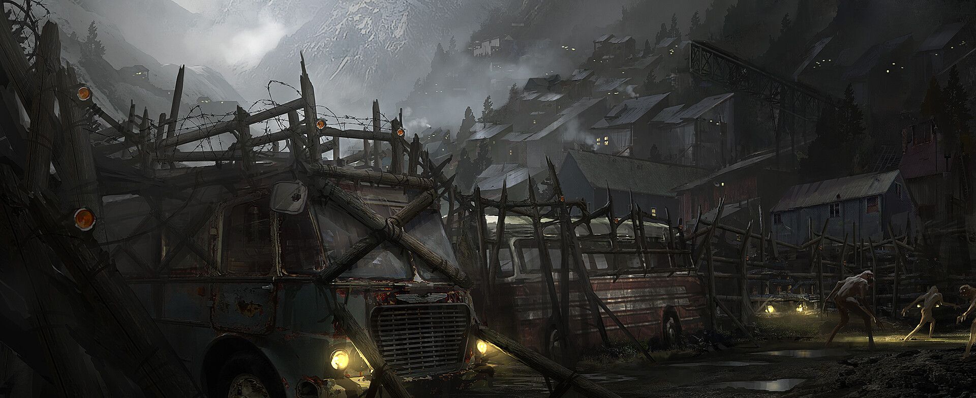 Environment Concept Design for Resistance: Fall of Man by Scribble Pad Studios | Scrolller