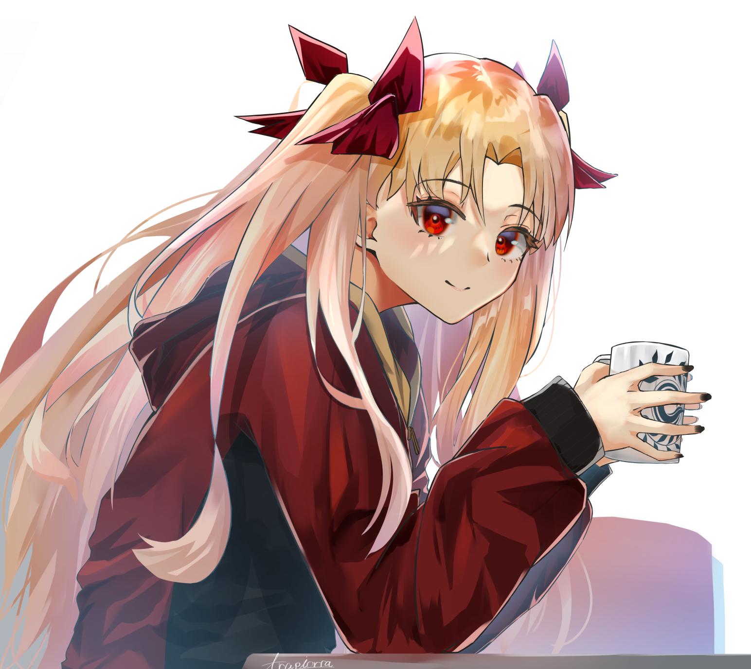 Ereshkigal having some coffee | Scrolller