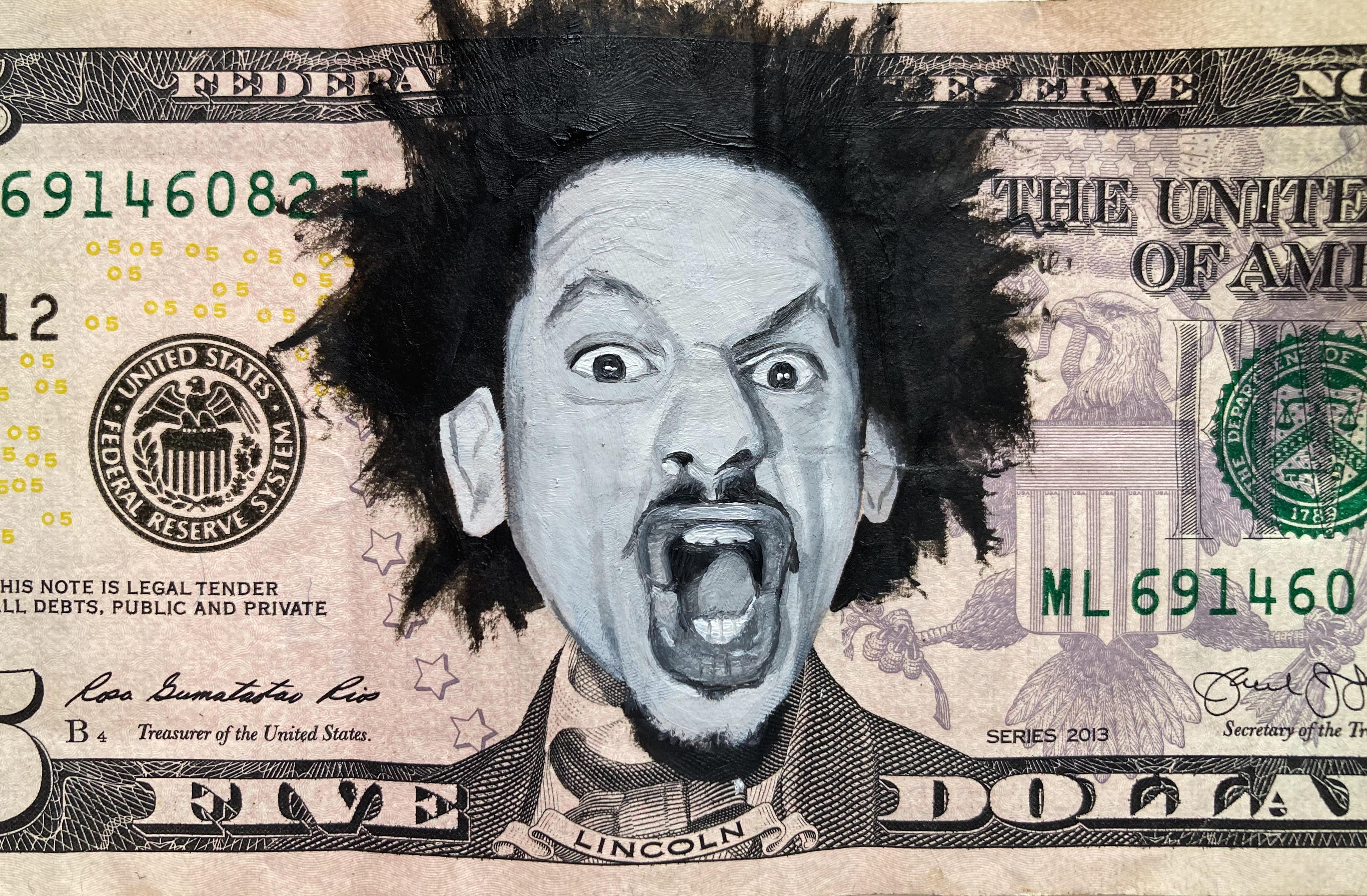 Eric Andre, me, oil on paper, 2020 | Scrolller