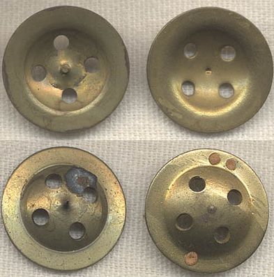 Escape button compass. Used by the Allies during WWII. Sewn into the ...