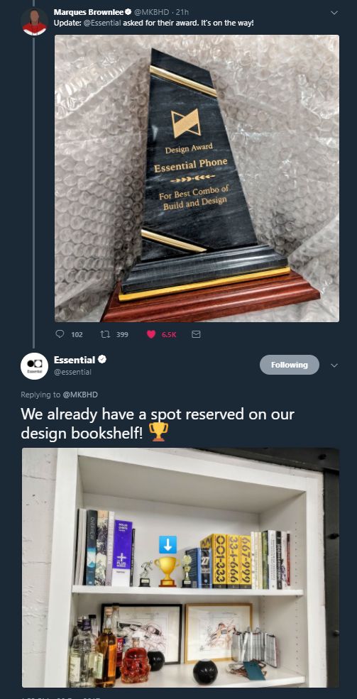 Essential making space for their new trophy | Scrolller