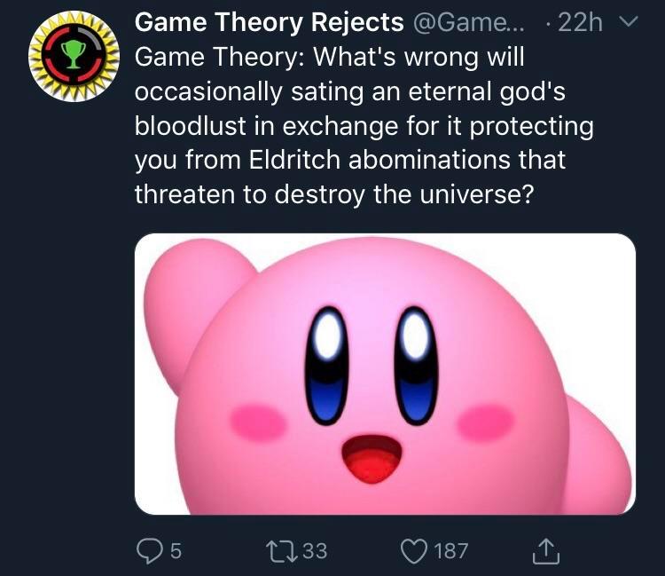 Eternal God Kirby | Scrolller