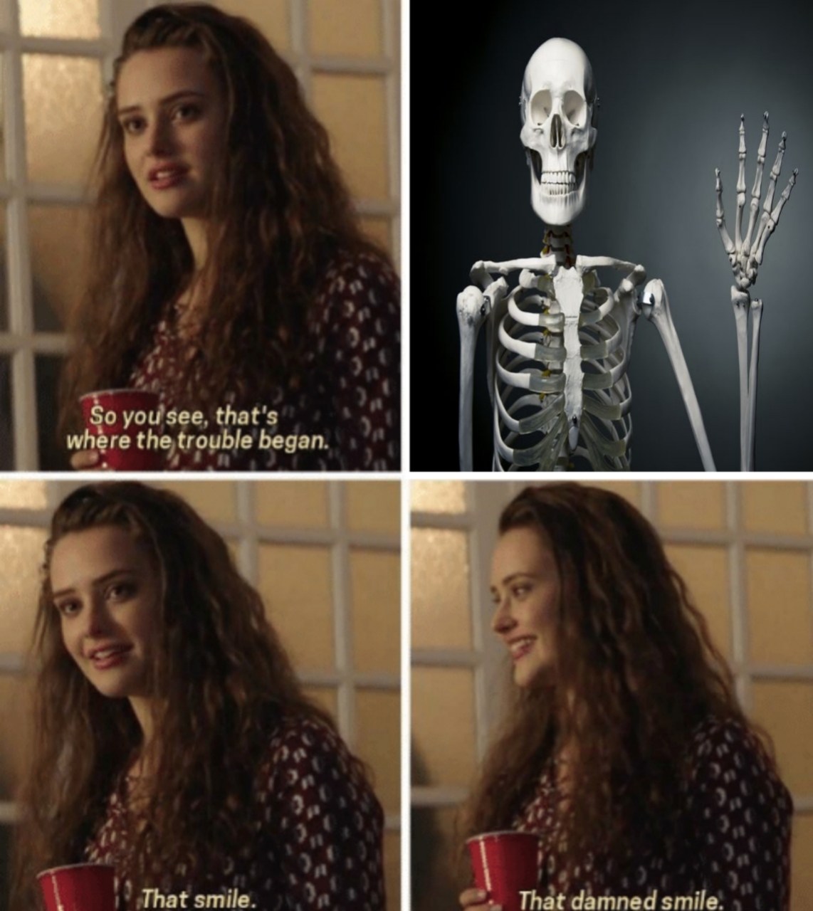 Eternal Grin (Day 3 of posting spooktober memes) | Scrolller
