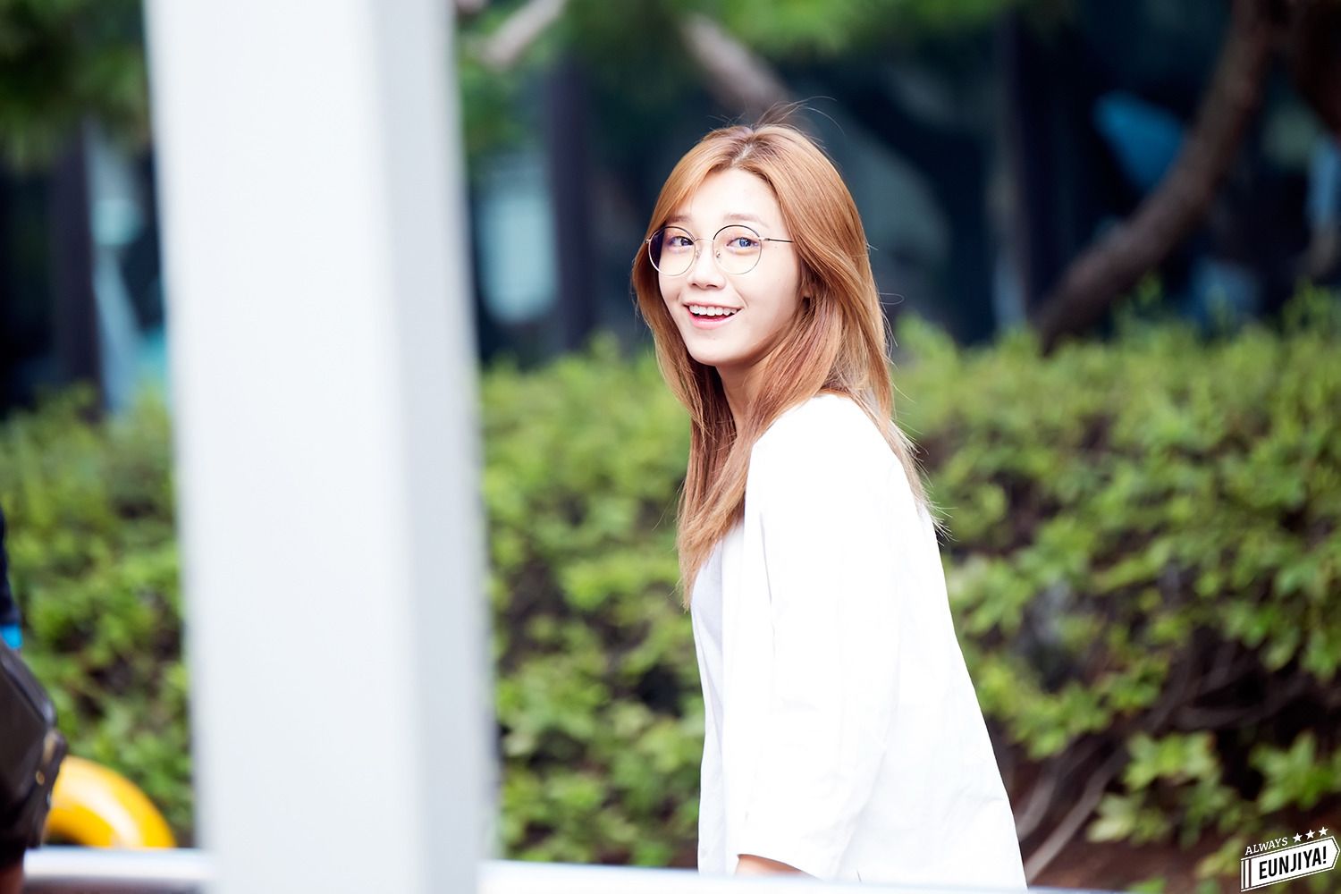 Eunji in her glasses | Scrolller