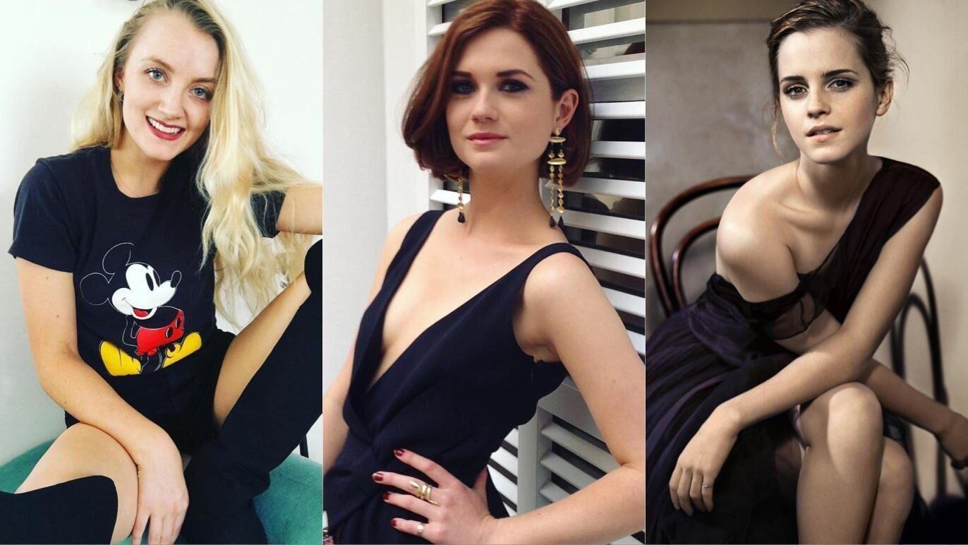 Evanna Lynch, Bonnie Wright, Emma Watson. | Scrolller