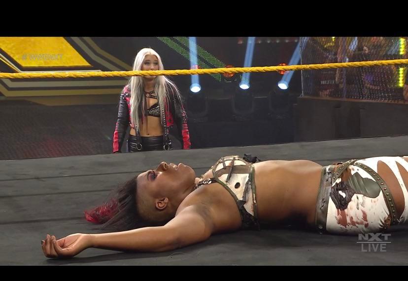 Even in NXT Ember Moon can’t avoid being laid flat on her back | Scrolller