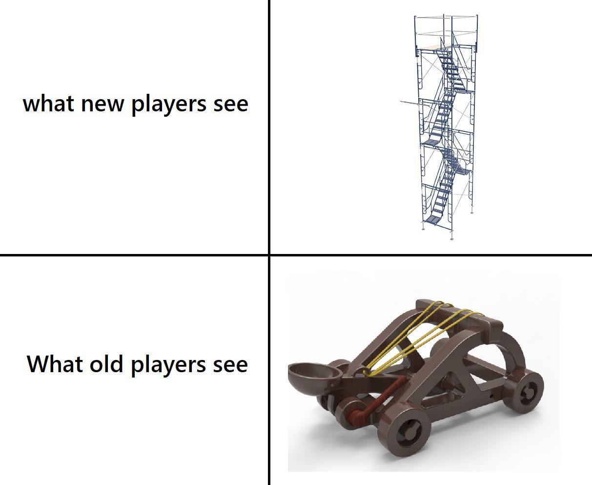 Even walking down towers while un-crouched is terrifying | Scrolller