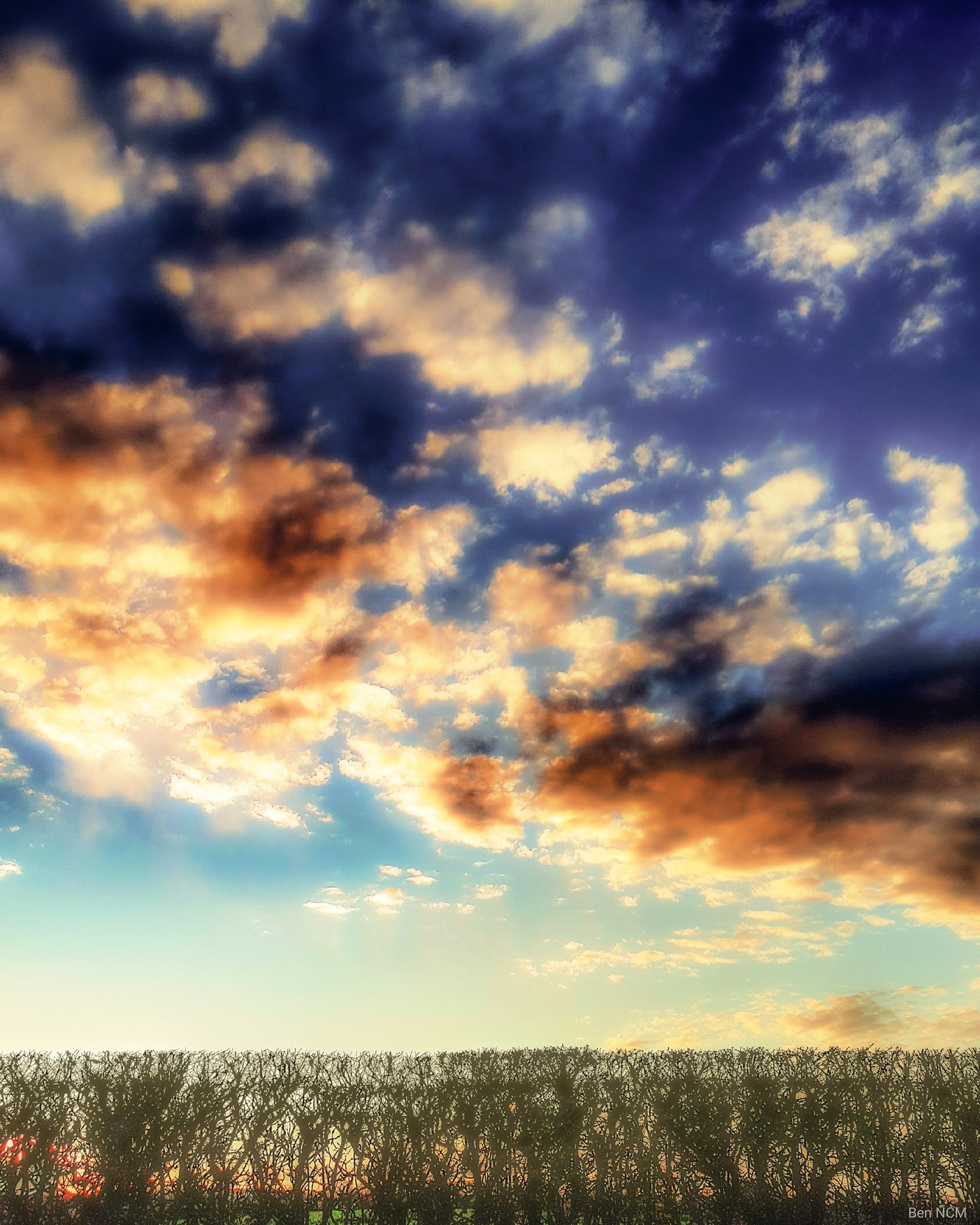 Evening before sunset clouds | Scrolller