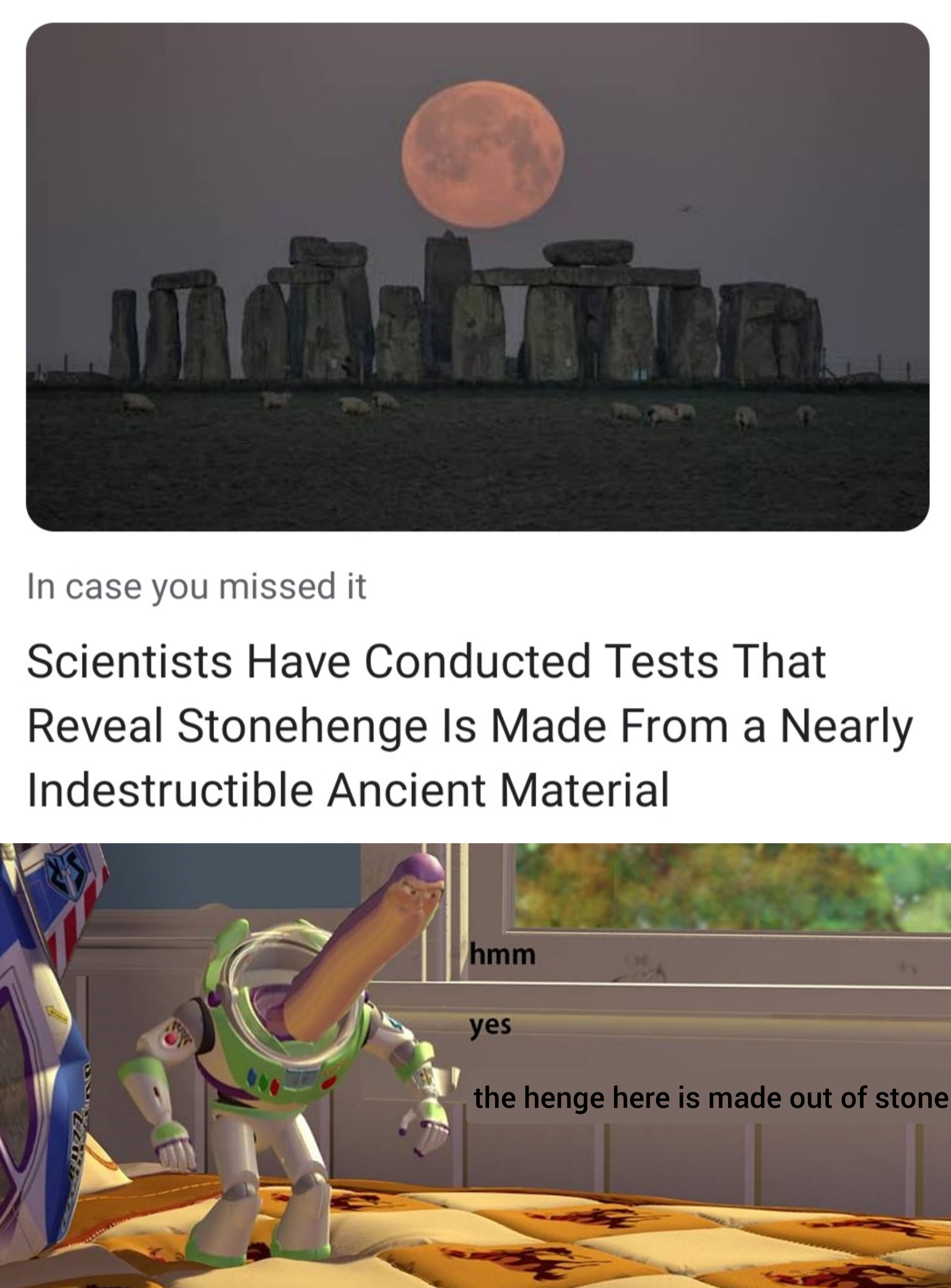 Every 60 seconds at Stonehenge, a minute passes | Scrolller