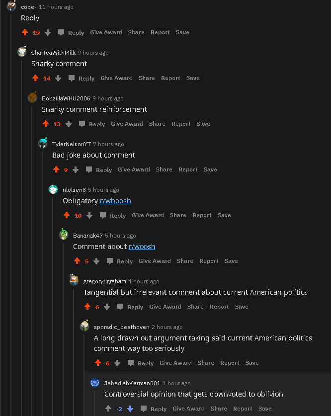 Every thread in a nutshell: | Scrolller