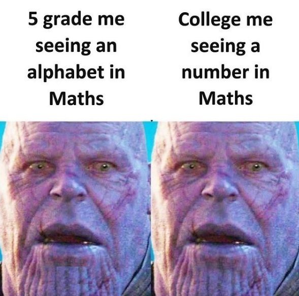 Every time, I see Maths. o_o | Scrolller