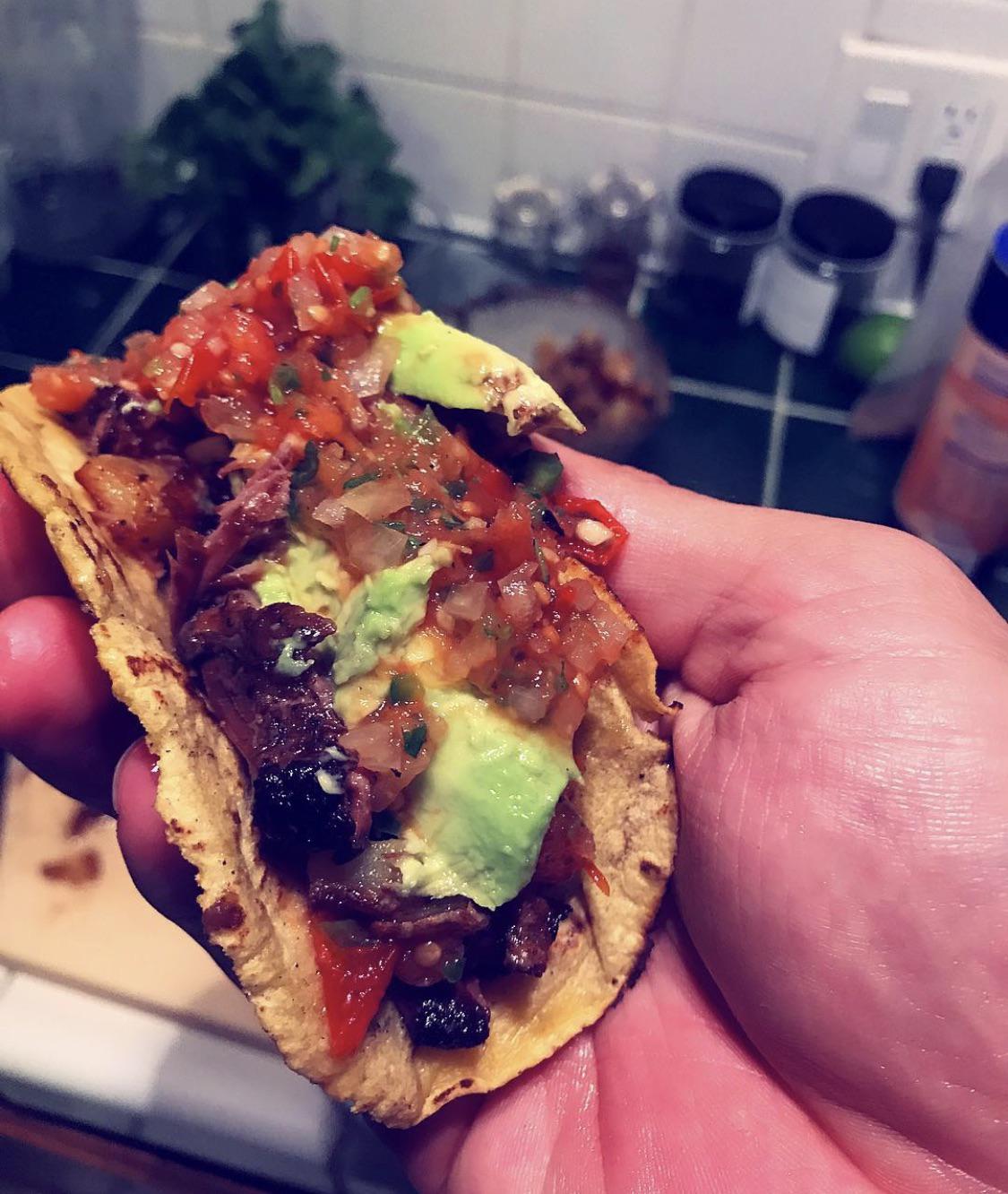 Everything home made braised beef taco. | Scrolller