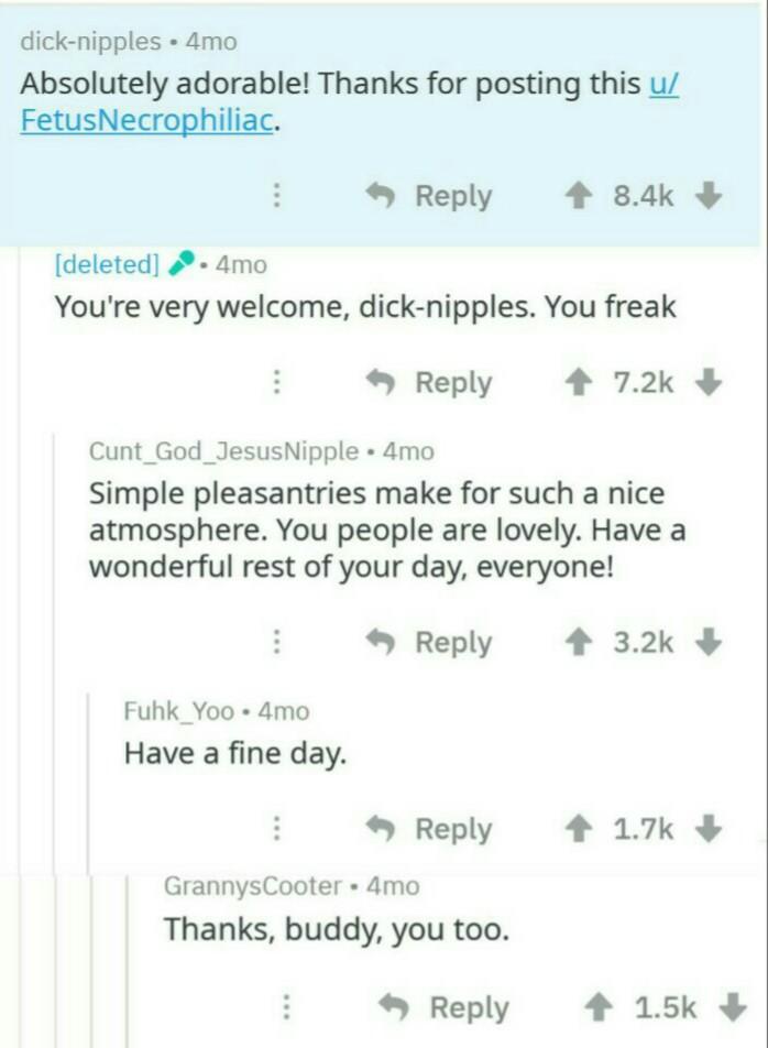 Exchanging compliments | Scrolller