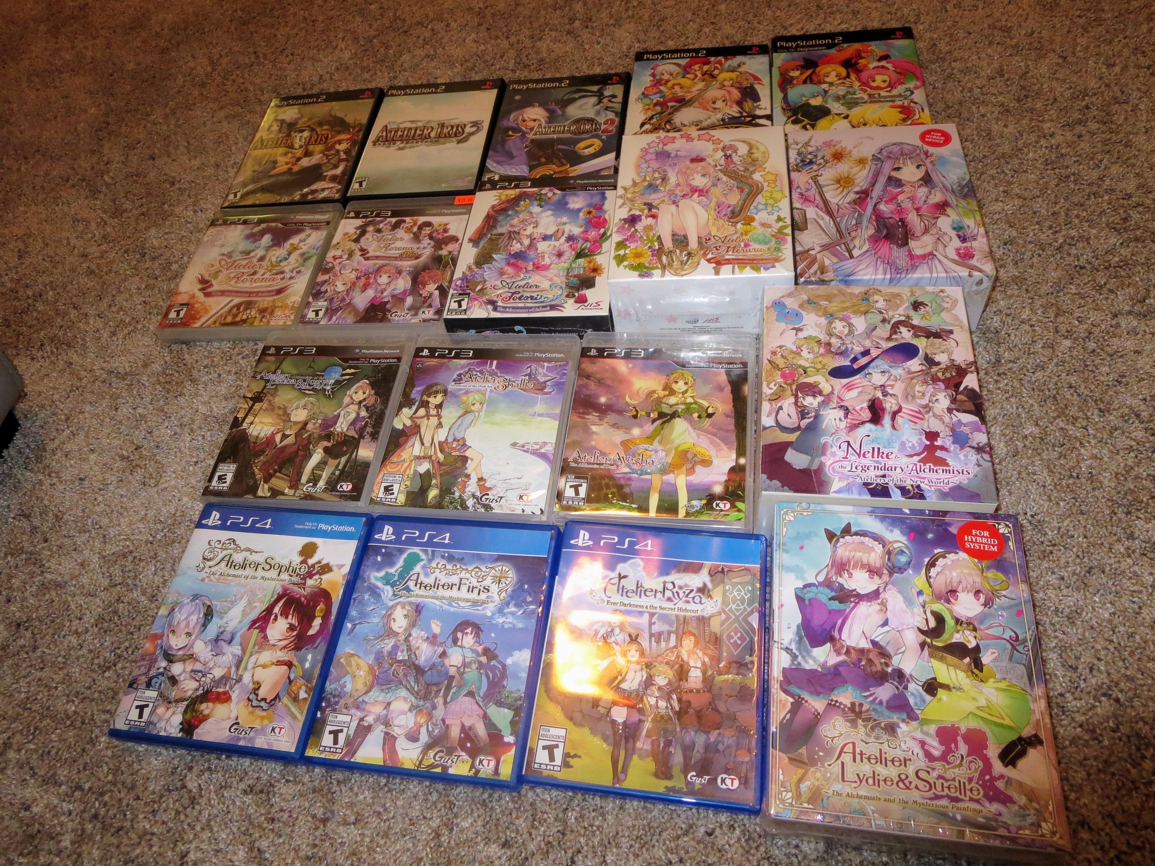 Excited to finally complete my Atelier collection! | Scrolller