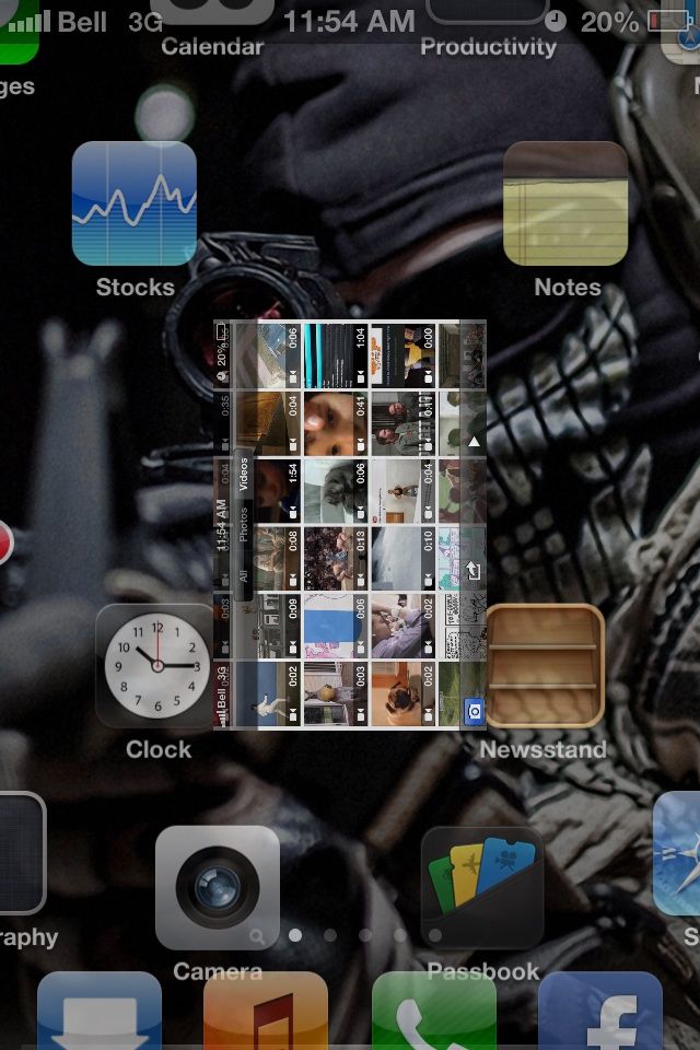 Exiting to main menu accidentally screen shot trying to lock the phone at the same time | Scrolller