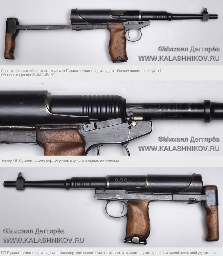 Experimental submachine gun by Rukavishnikov 1942 | Scrolller