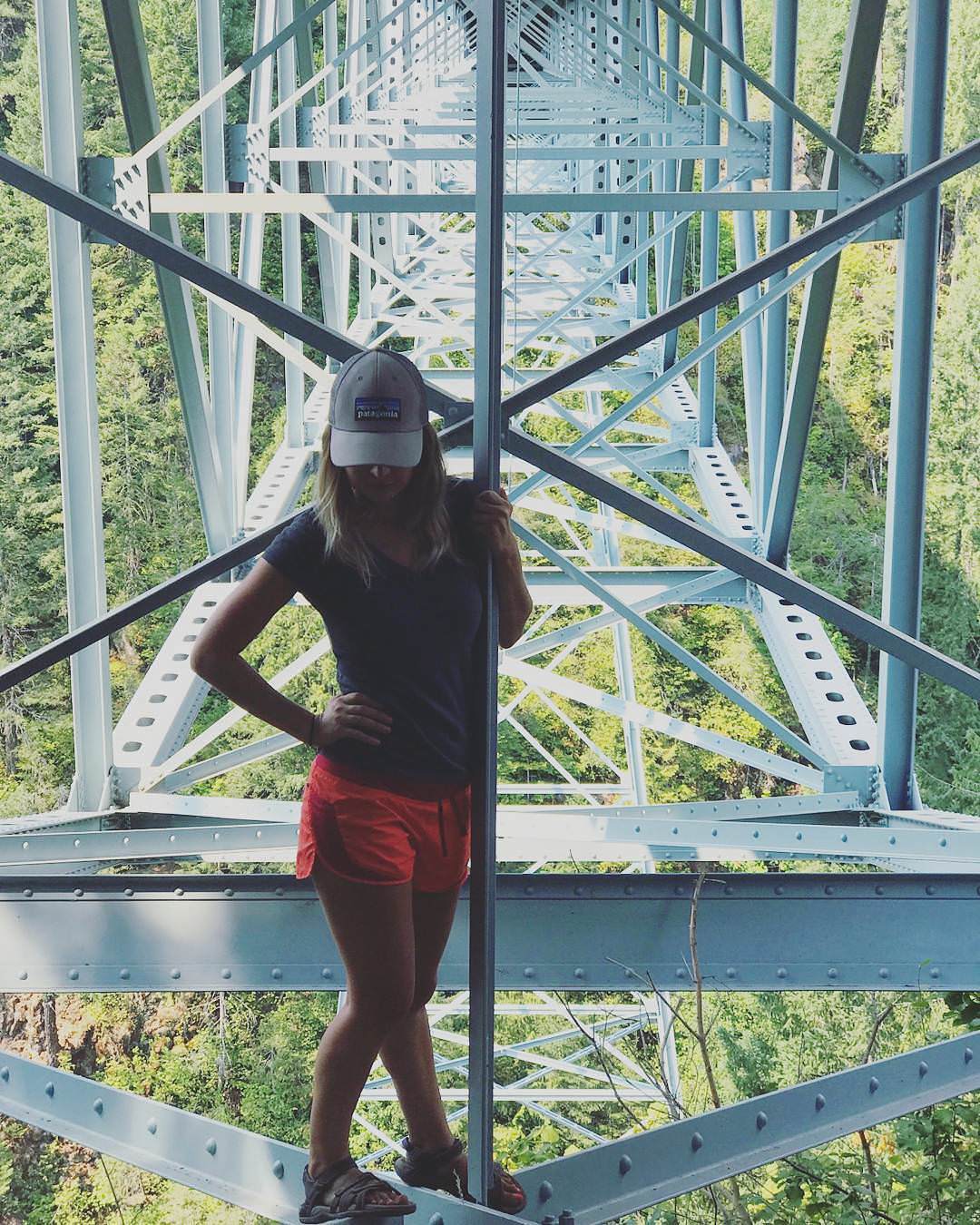 Exploring on a bridge | Scrolller