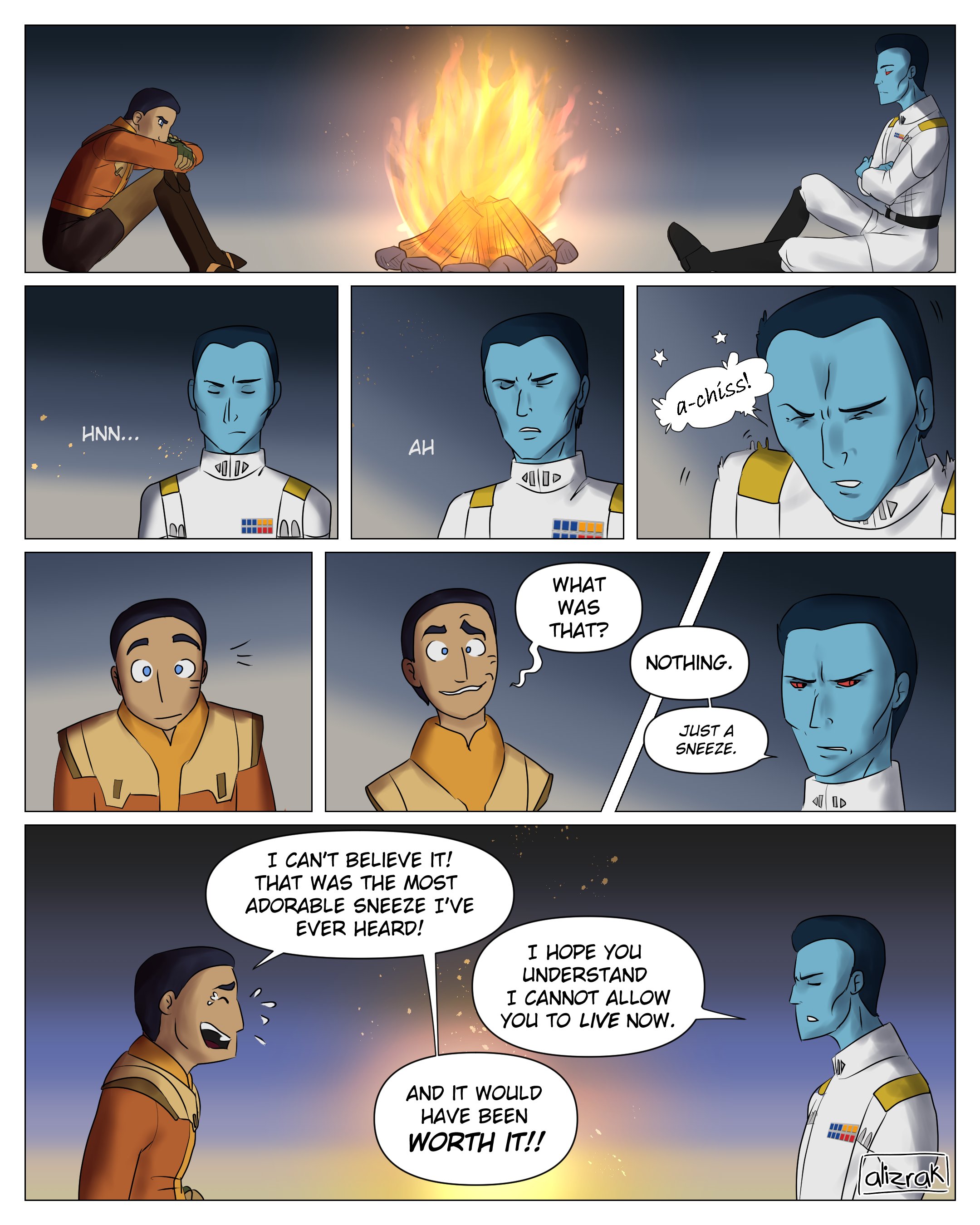 Ezra and Thrawn | Scrolller