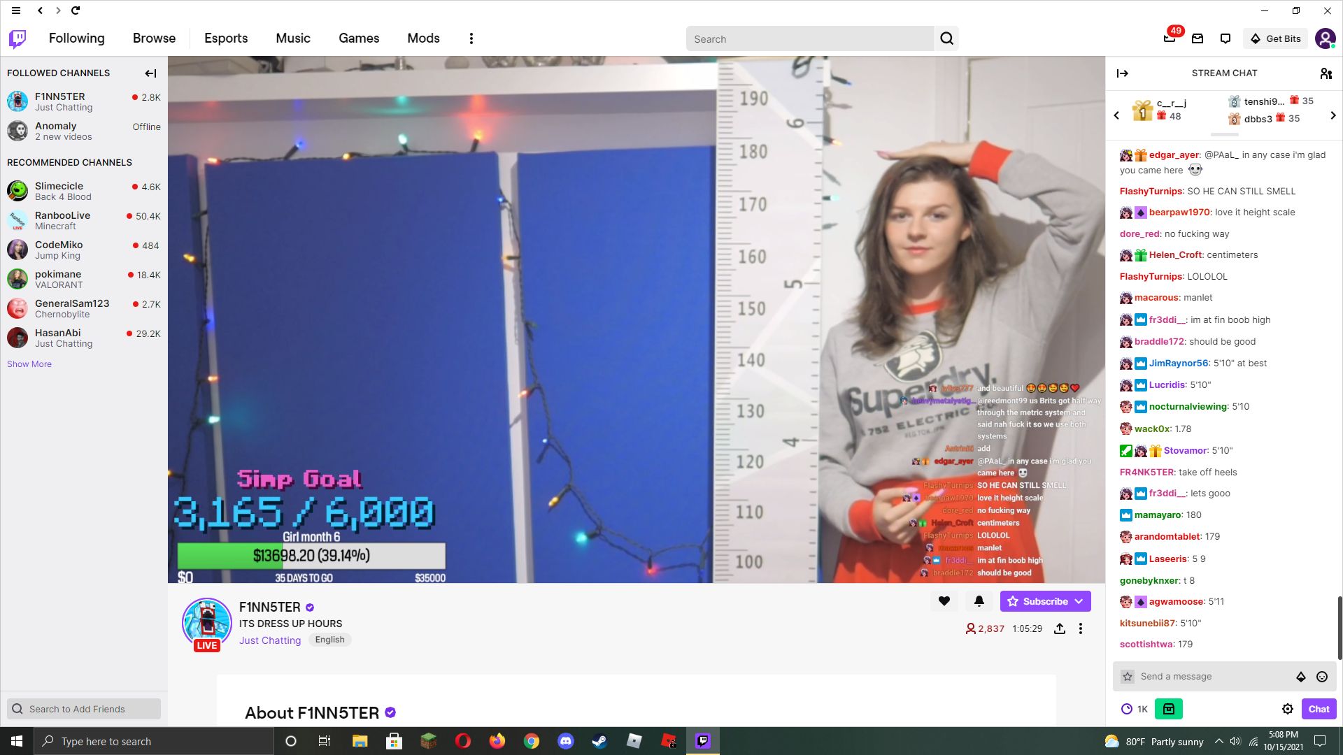 F1nn5ters Height | Scrolller