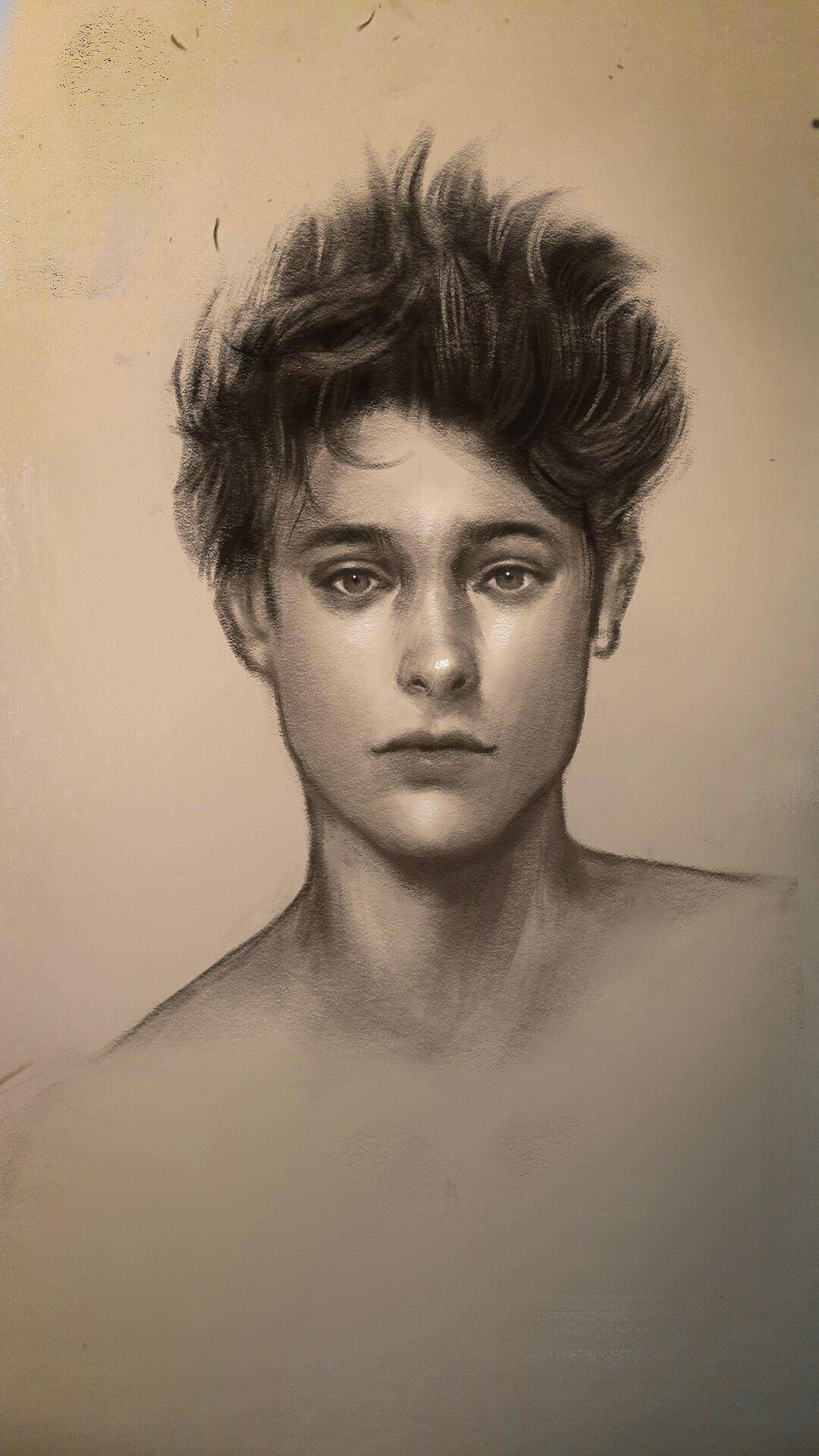 Face-study sketch | Scrolller