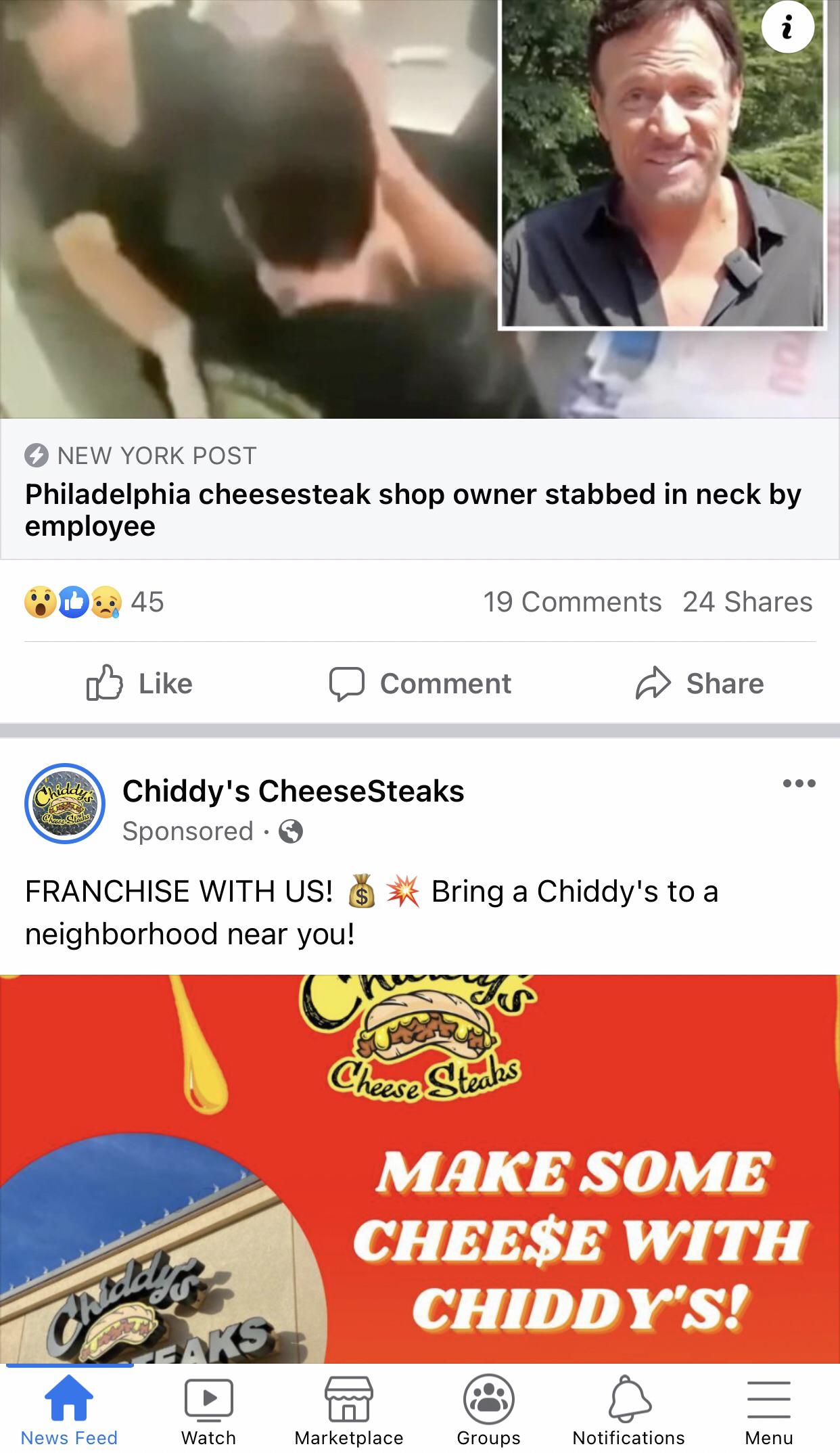 Facebook’s perfect ad placement | Scrolller