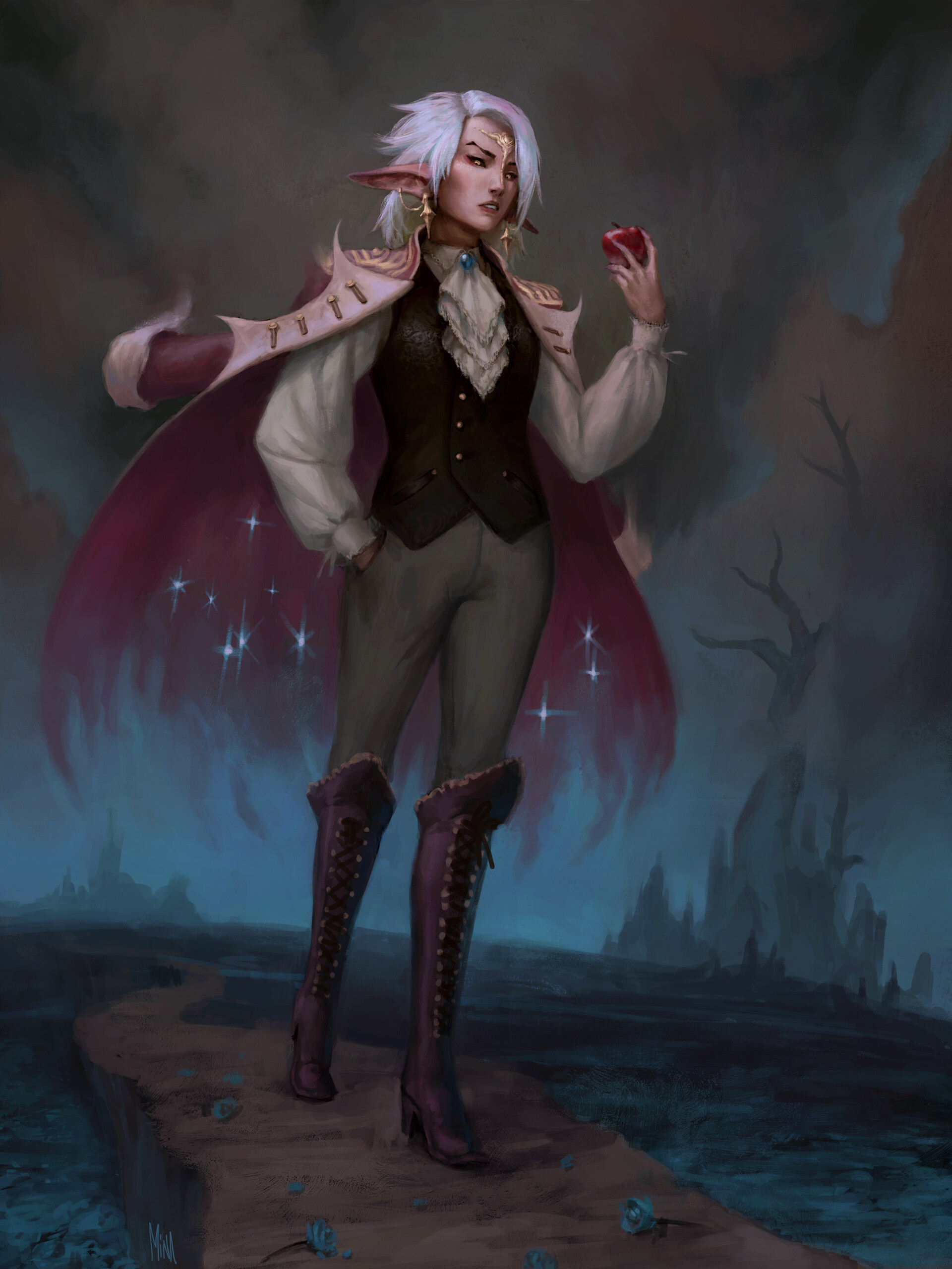 Fae Prince of the Blue Roses by Mina Dupont Issalys | Scrolller