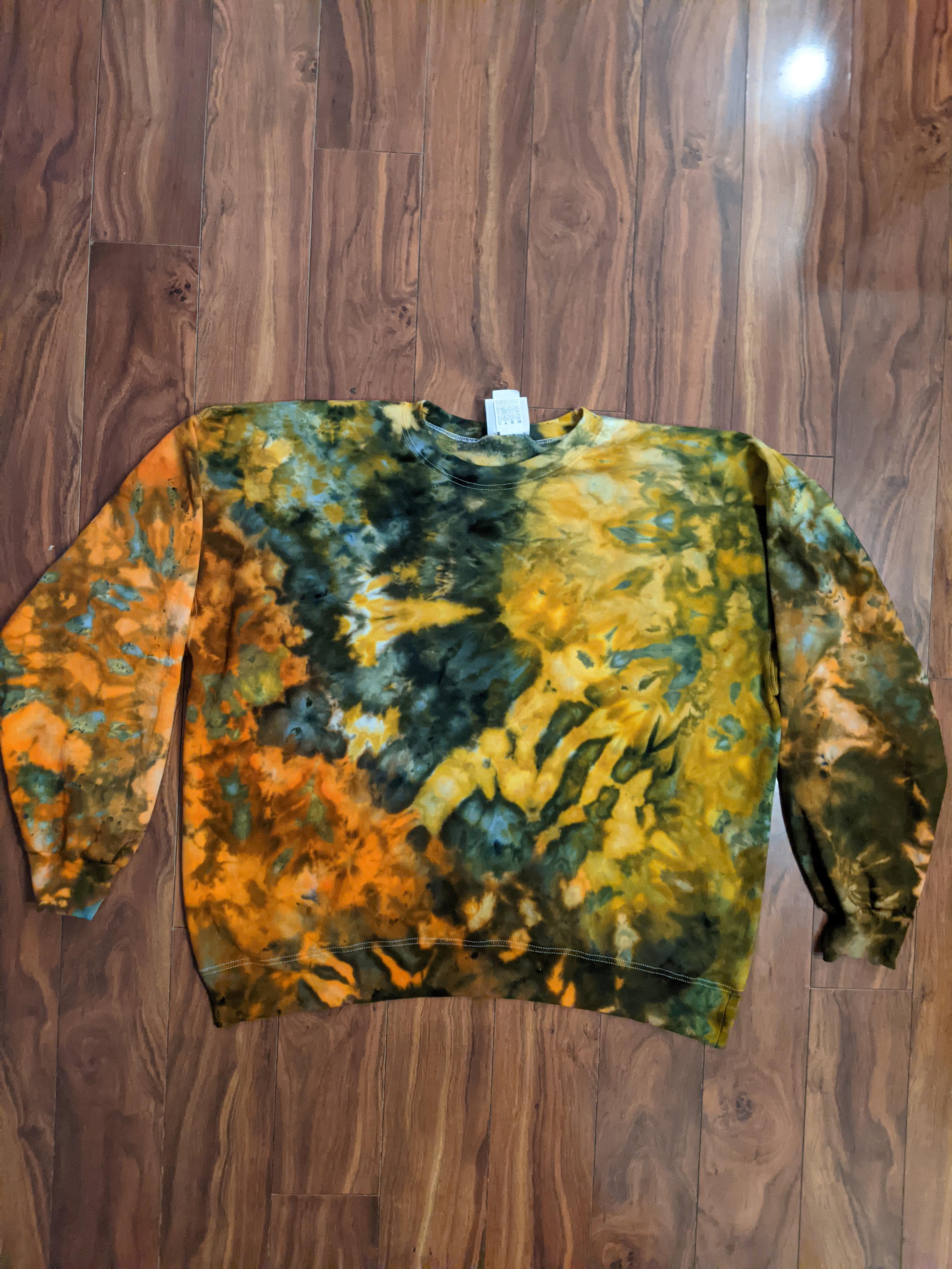 Fall scrunch ice dye | Scrolller