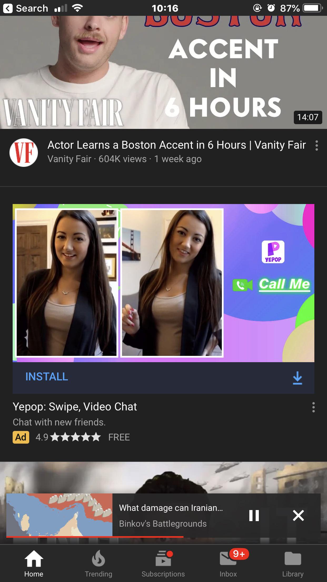Familiar Face on a youtube ad | Scrolller