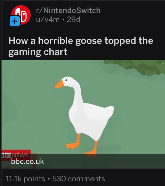 Famous goose, ʞuÖɥ | Scrolller