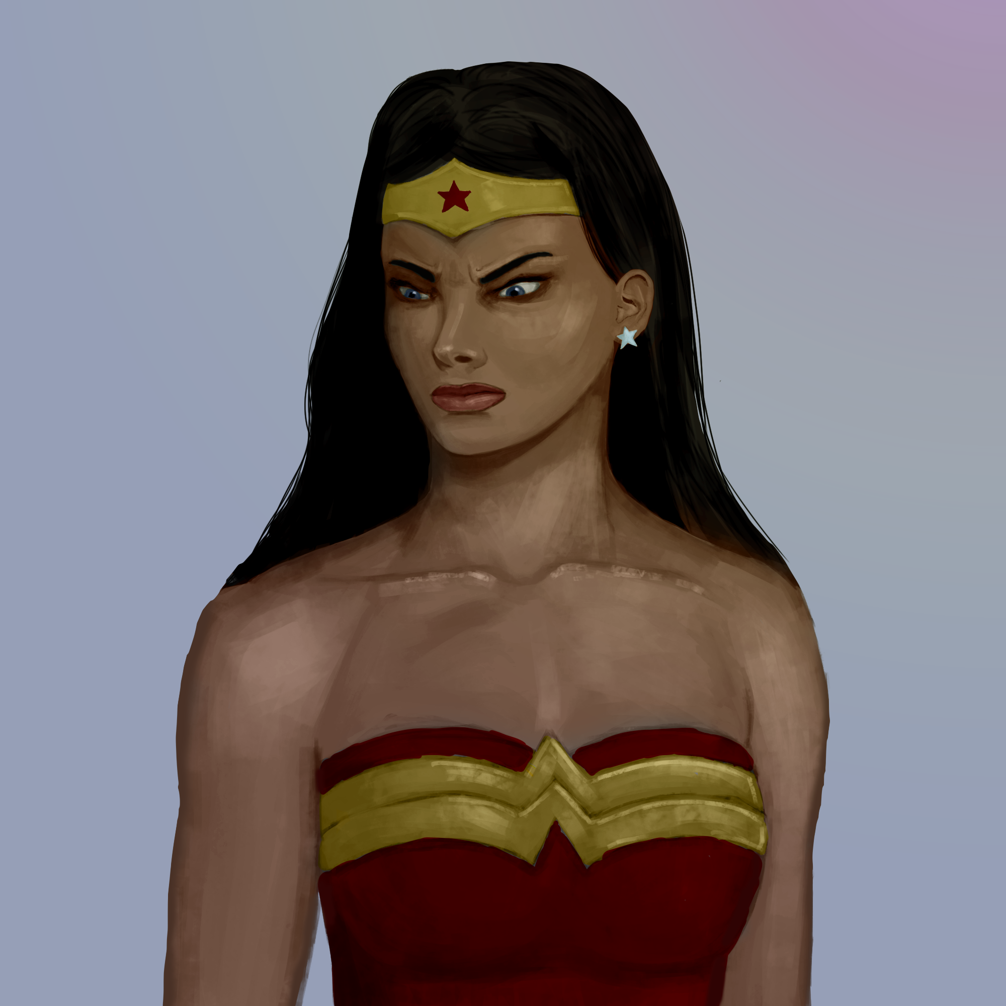 [Fan Art] Did this Wonder Woman based on the Justice League animated series!! | Scrolller