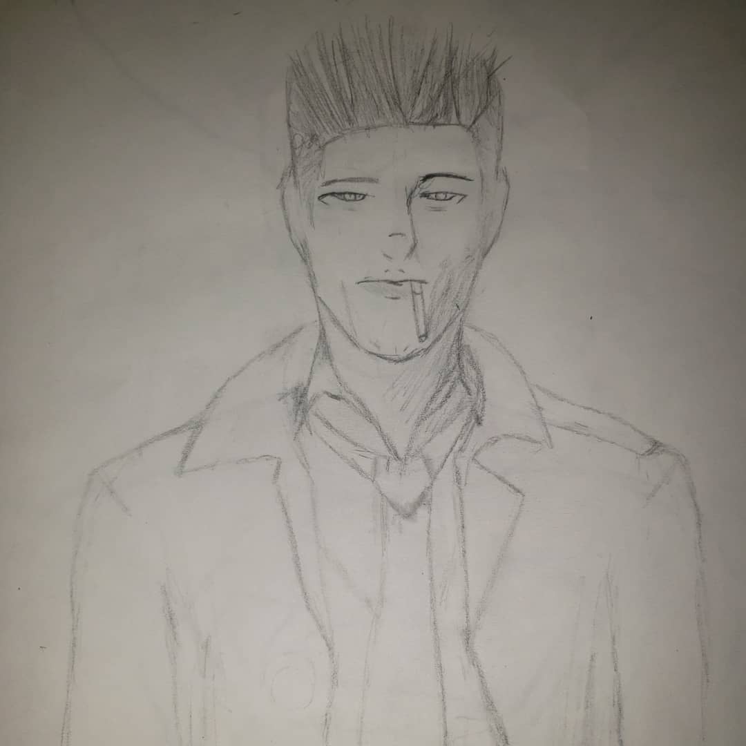 [Fan Art] I'm 15 and this is supposed to be Constantine I guess. | Scrolller