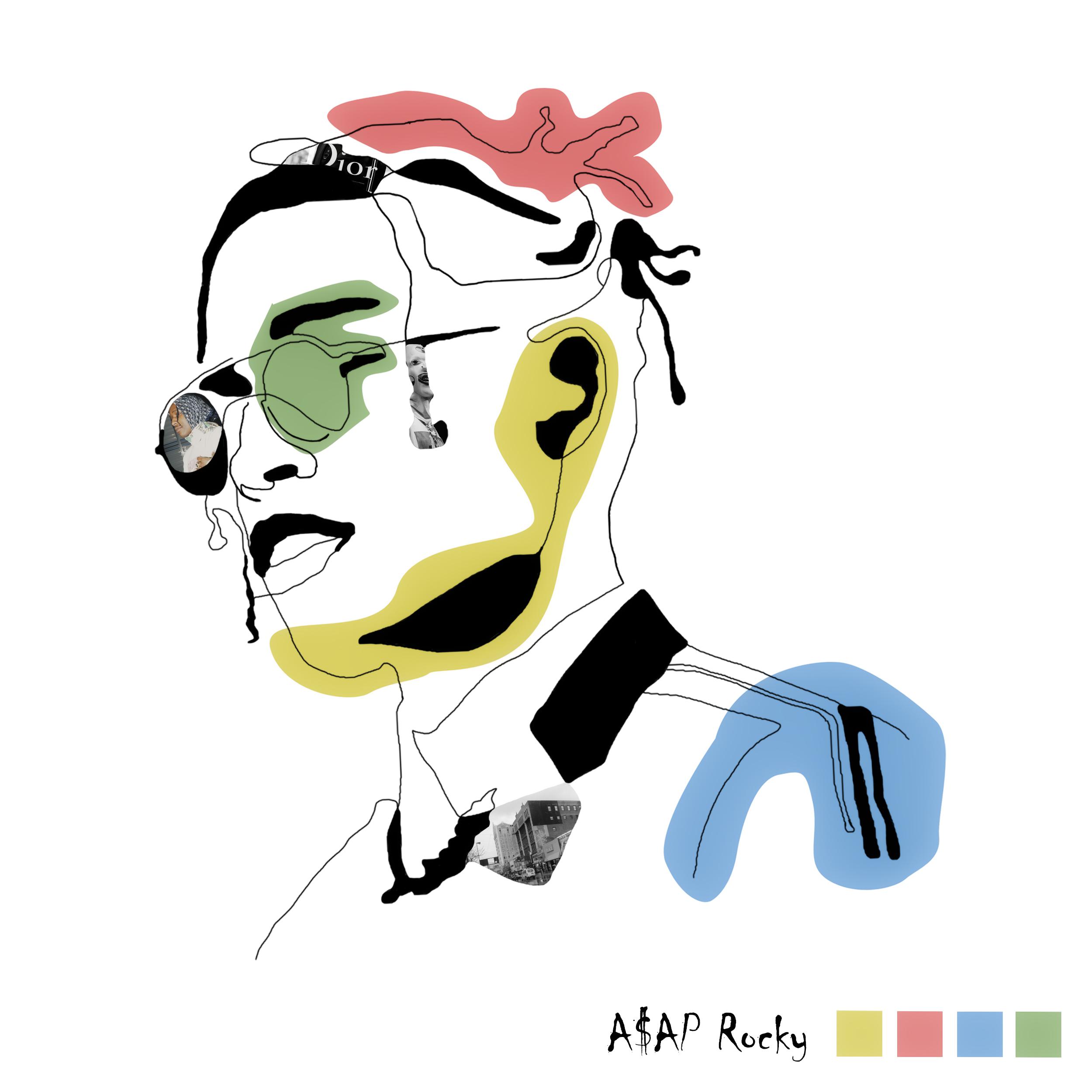 Fan art inspired by A$AP Rocky, designed by me. FREE FLACKO. | Scrolller