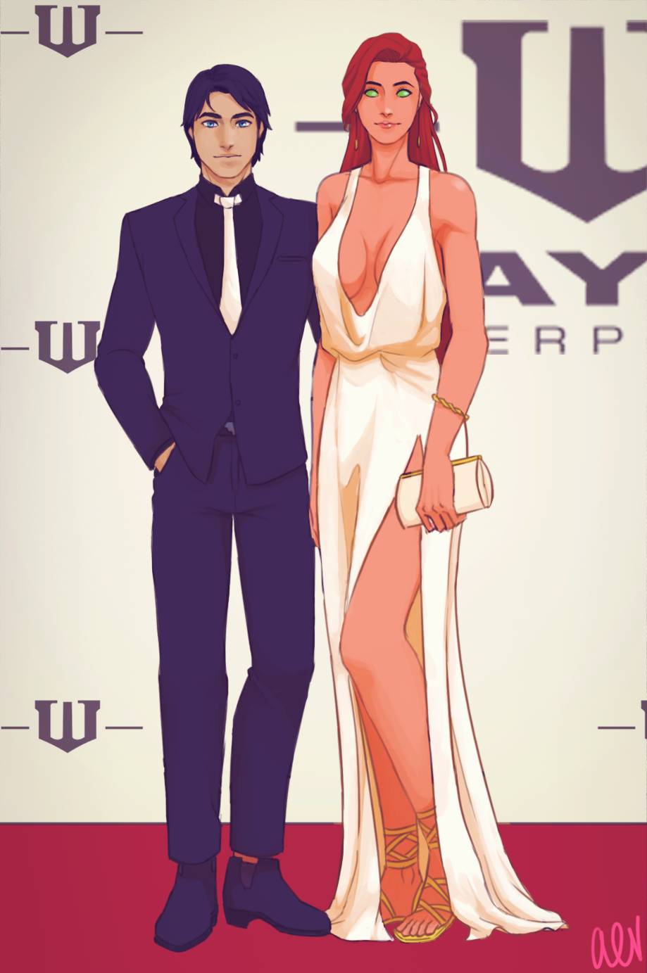 [Fan Art] Nightwing and Starfire by Andrea Yewon | Scrolller