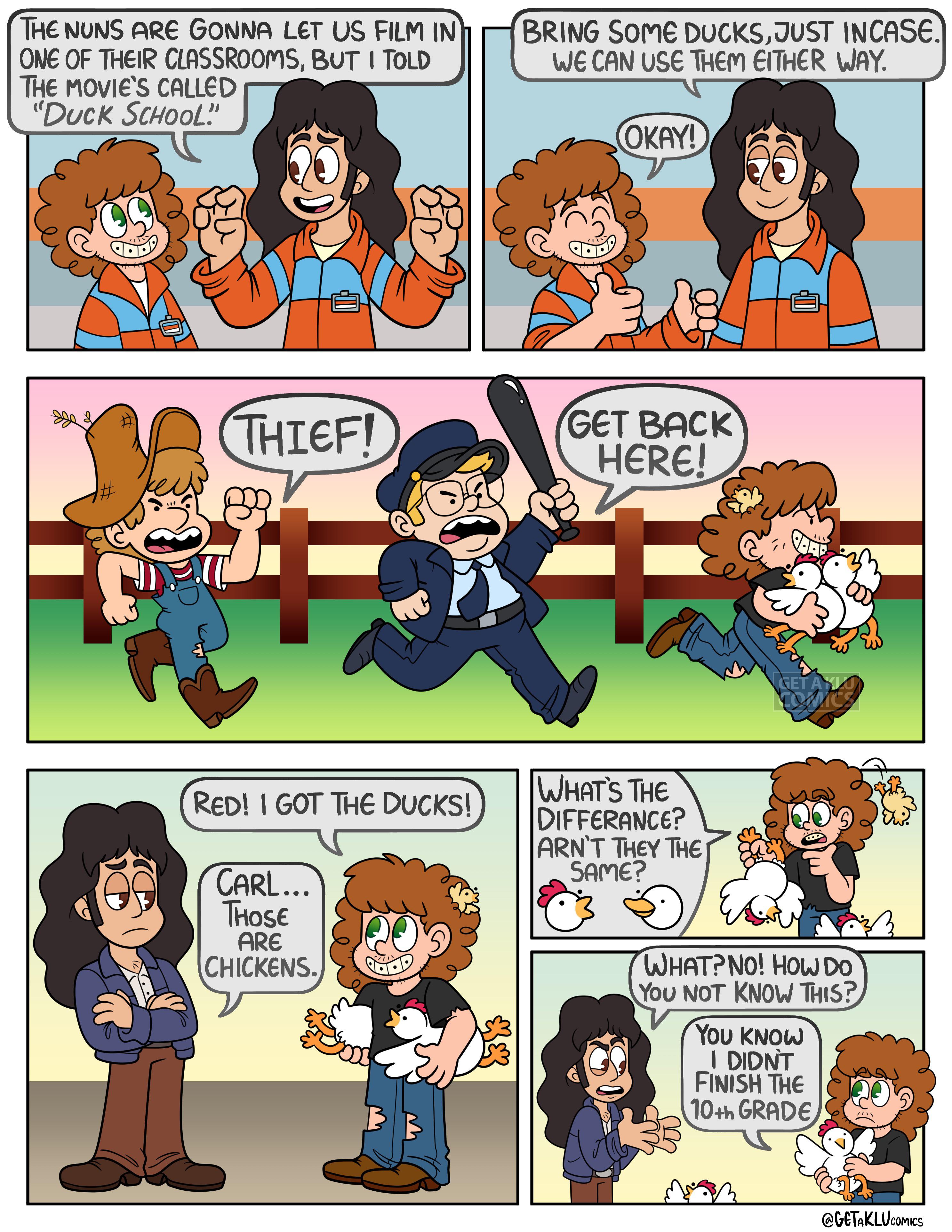 Fan Comic: Duck School | Scrolller
