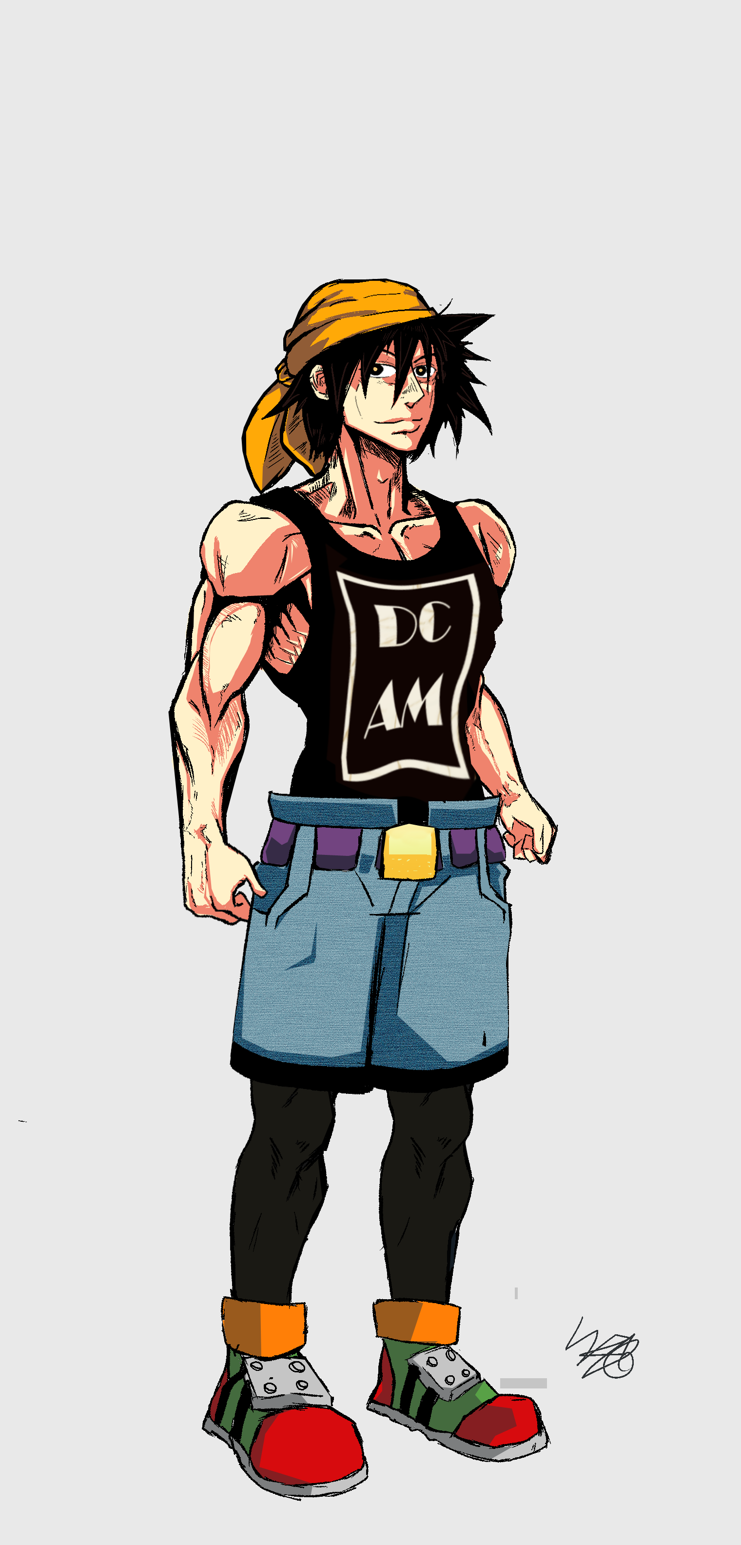 FanArt: Jin Mori's final design for my story | Scrolller