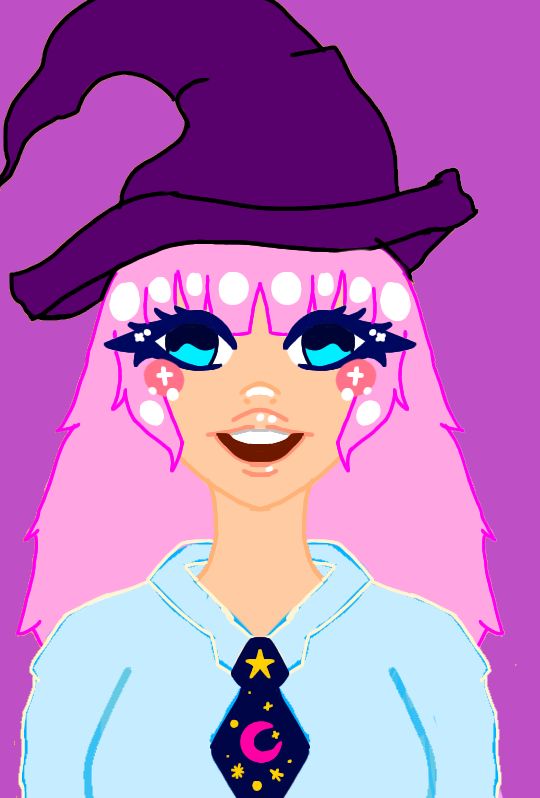 Fanart of Lizzie in a witches hat😊🤭🌼😋 | Scrolller